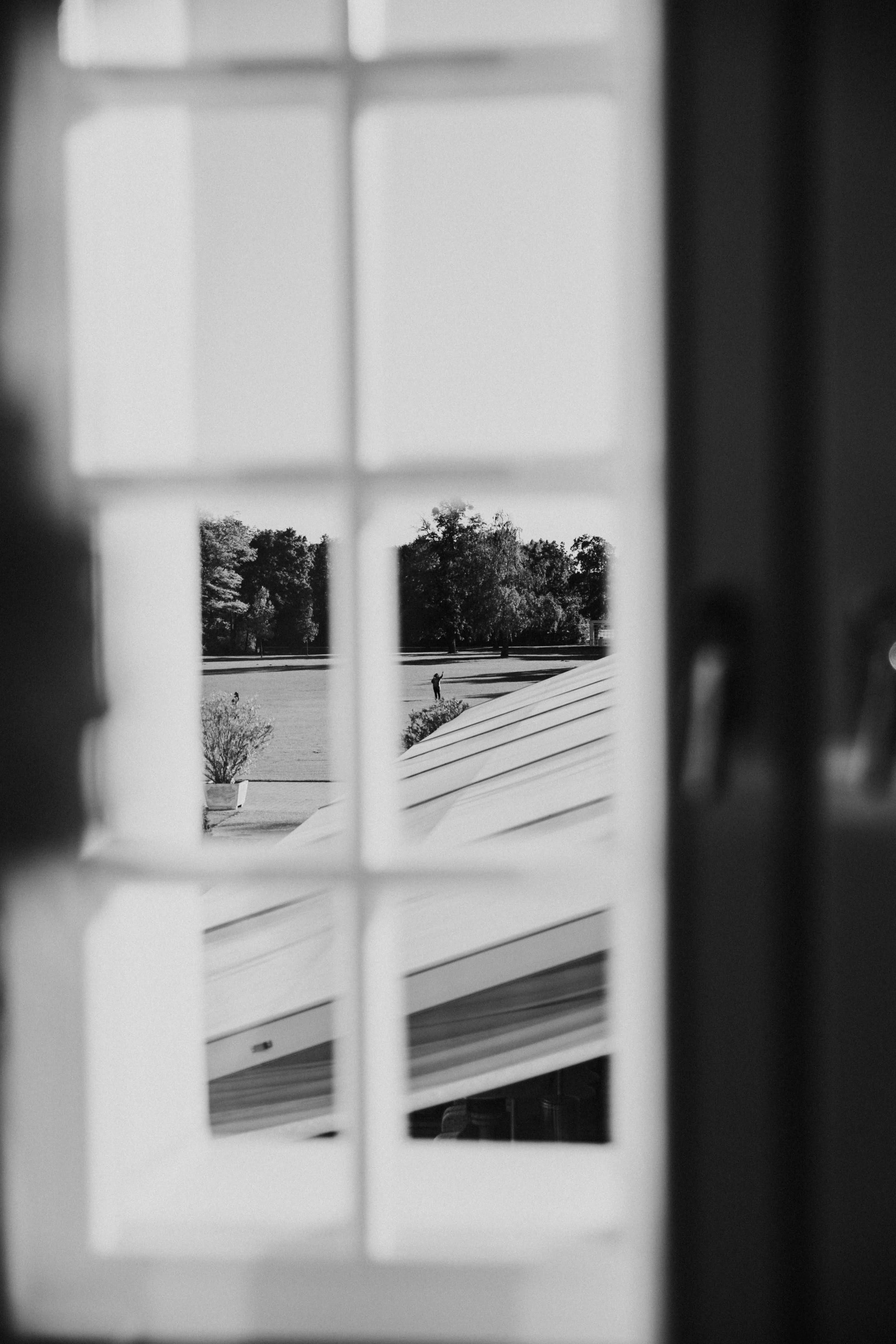 Grayscale Photo of Window Pane · Free Stock Photo