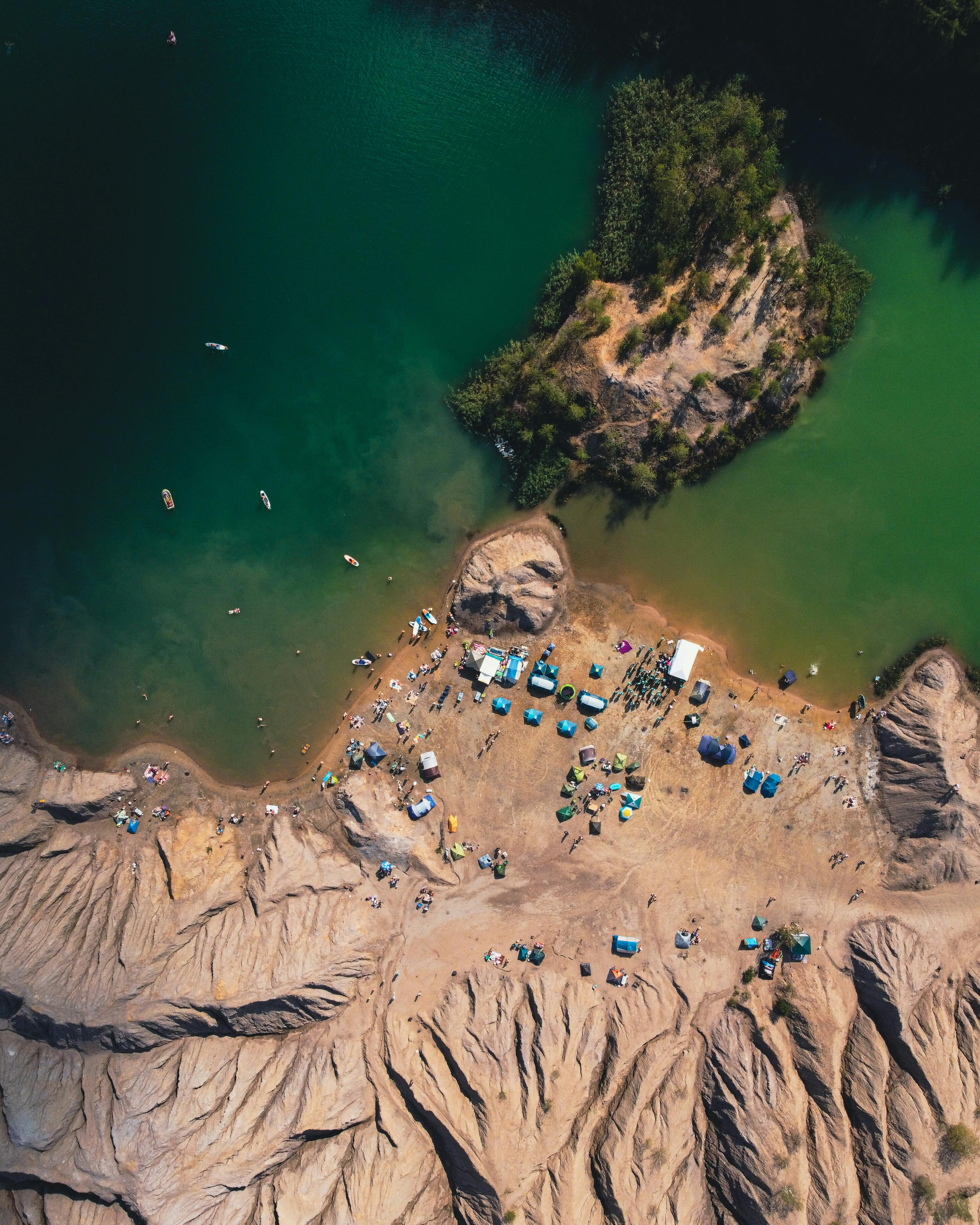 Directly above View of Beach · Free Stock Photo