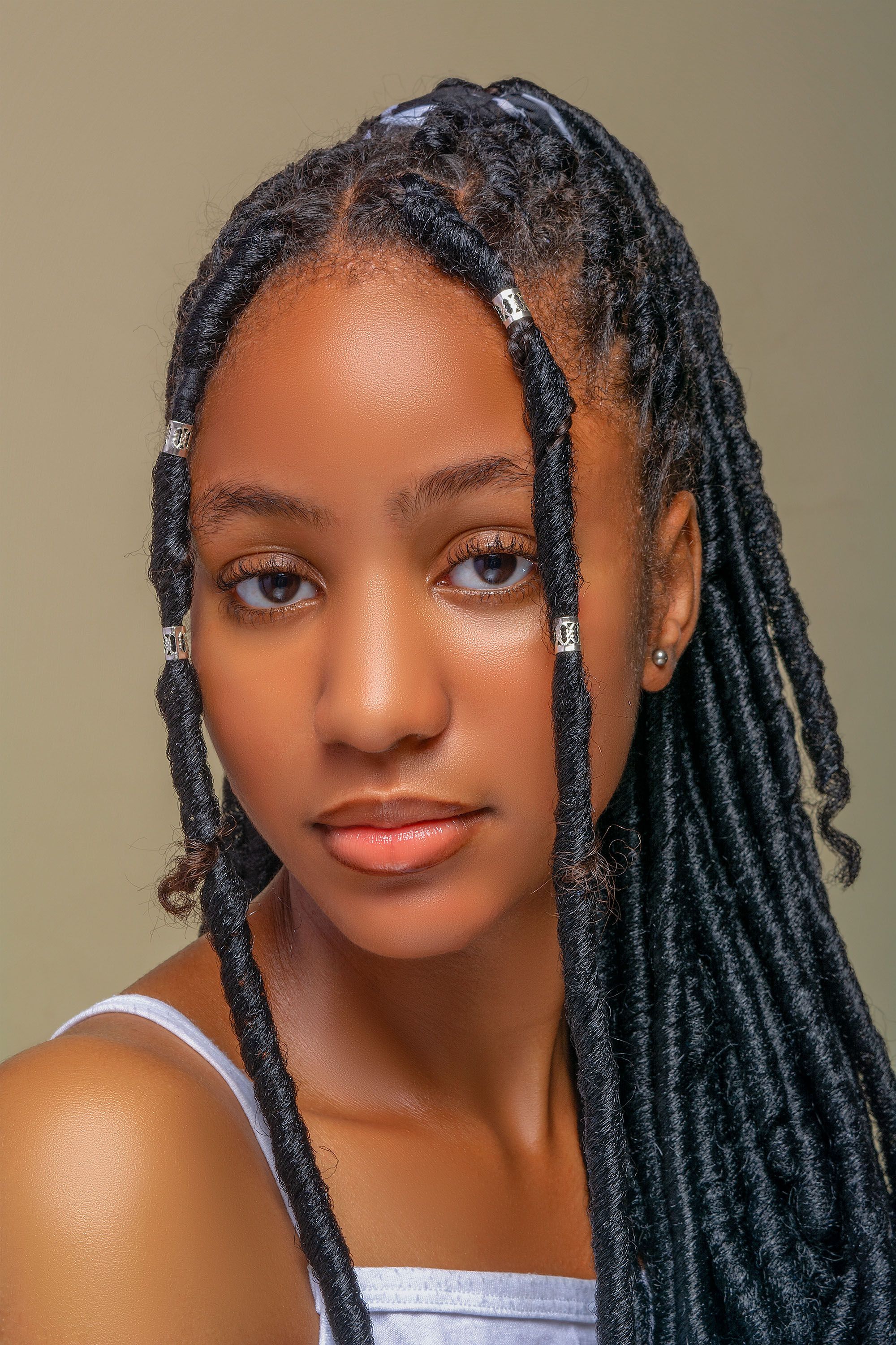 Girl with Hair on her Face · Free Stock Photo