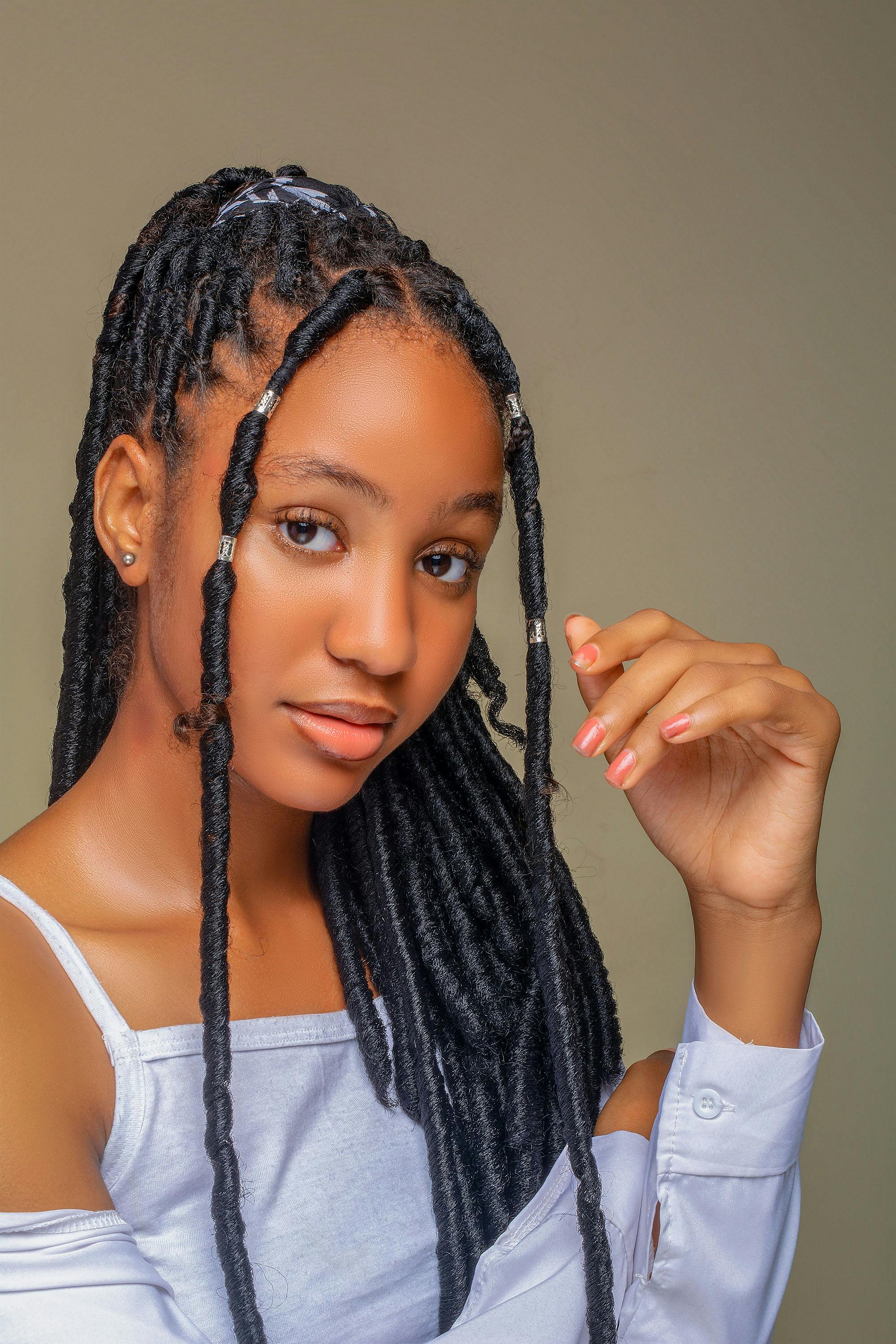 Girl with Hair on her Face · Free Stock Photo