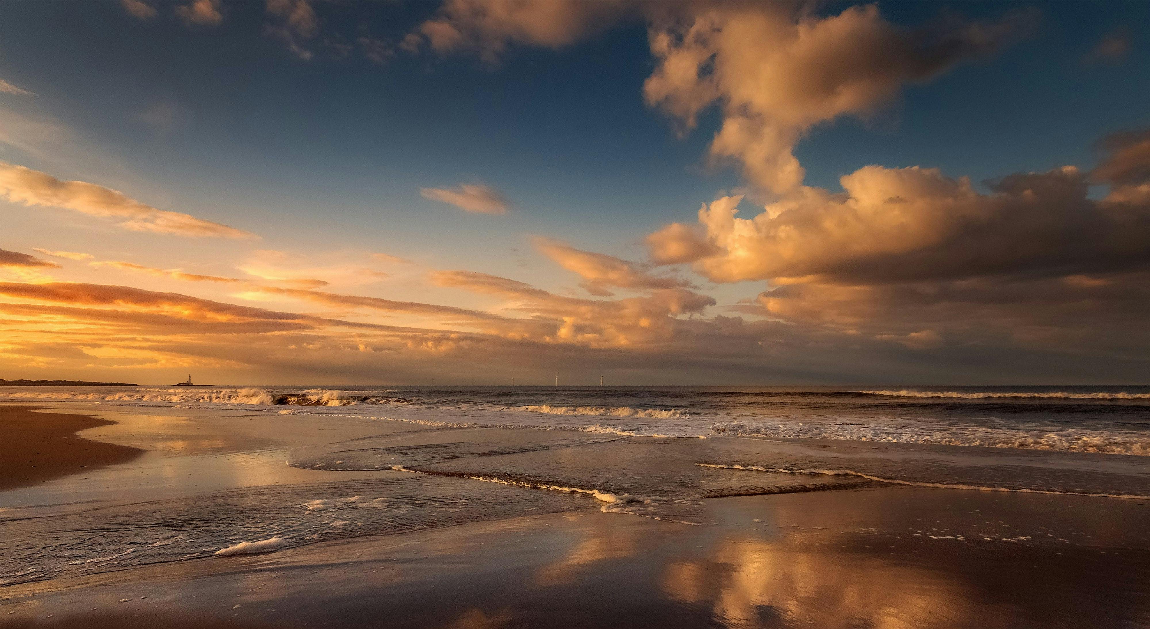 Kostenloses Foto zum Thema: bewölkt, dunkel, himmel, meer, ozean ...