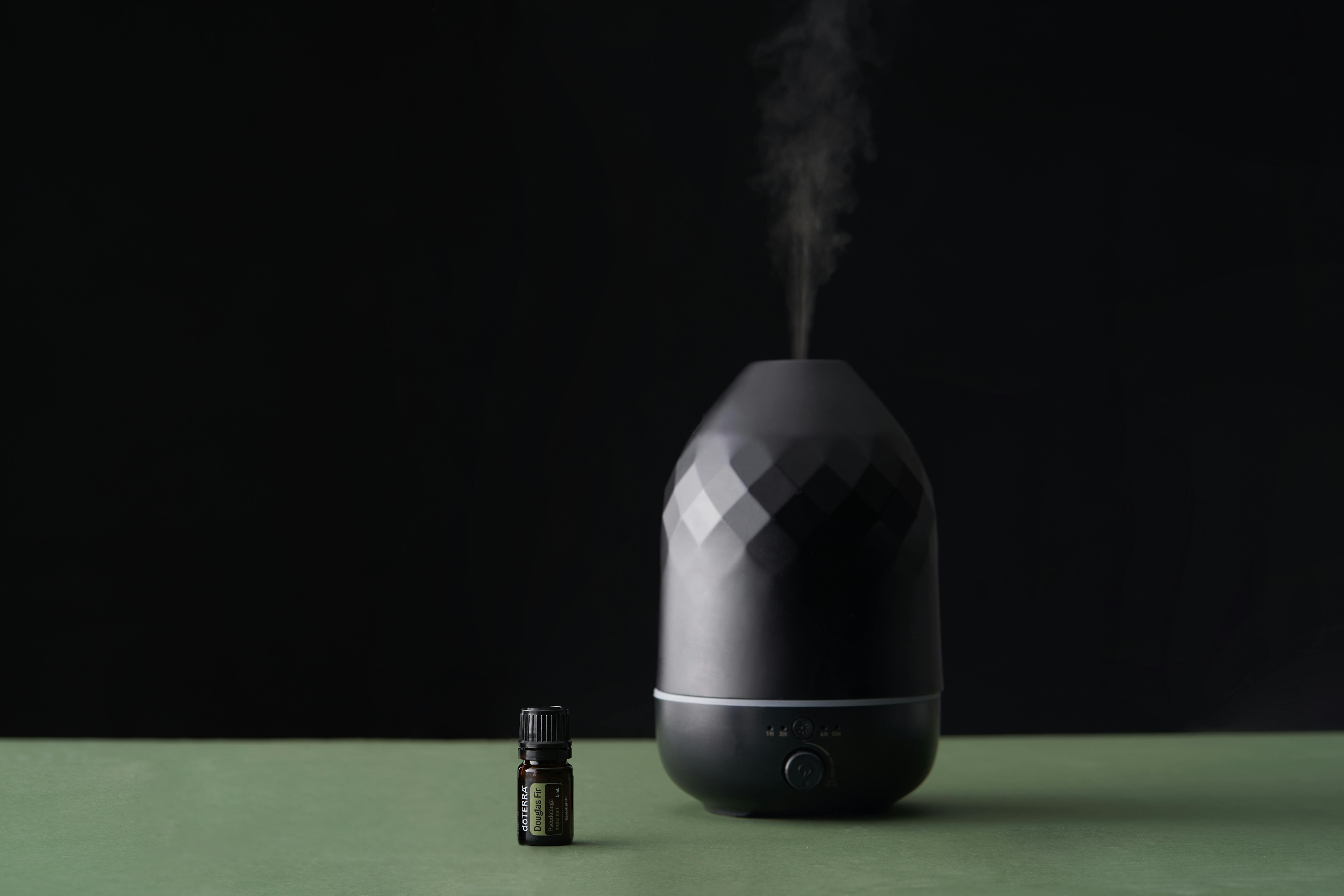 Brown Wooden Diffuser with Smoke · Free Stock Photo