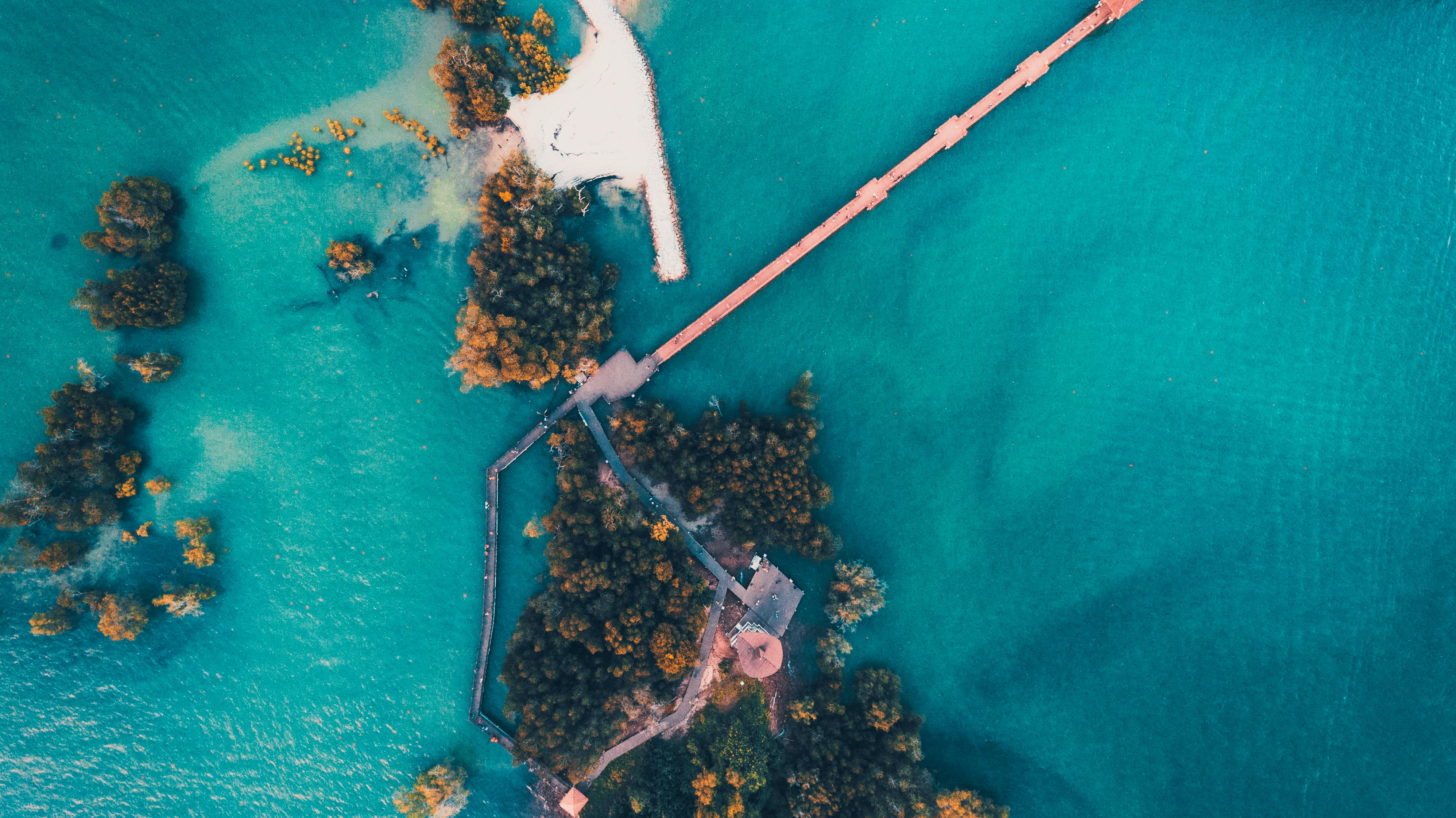 Aerial View Of Island · Free Stock Photo