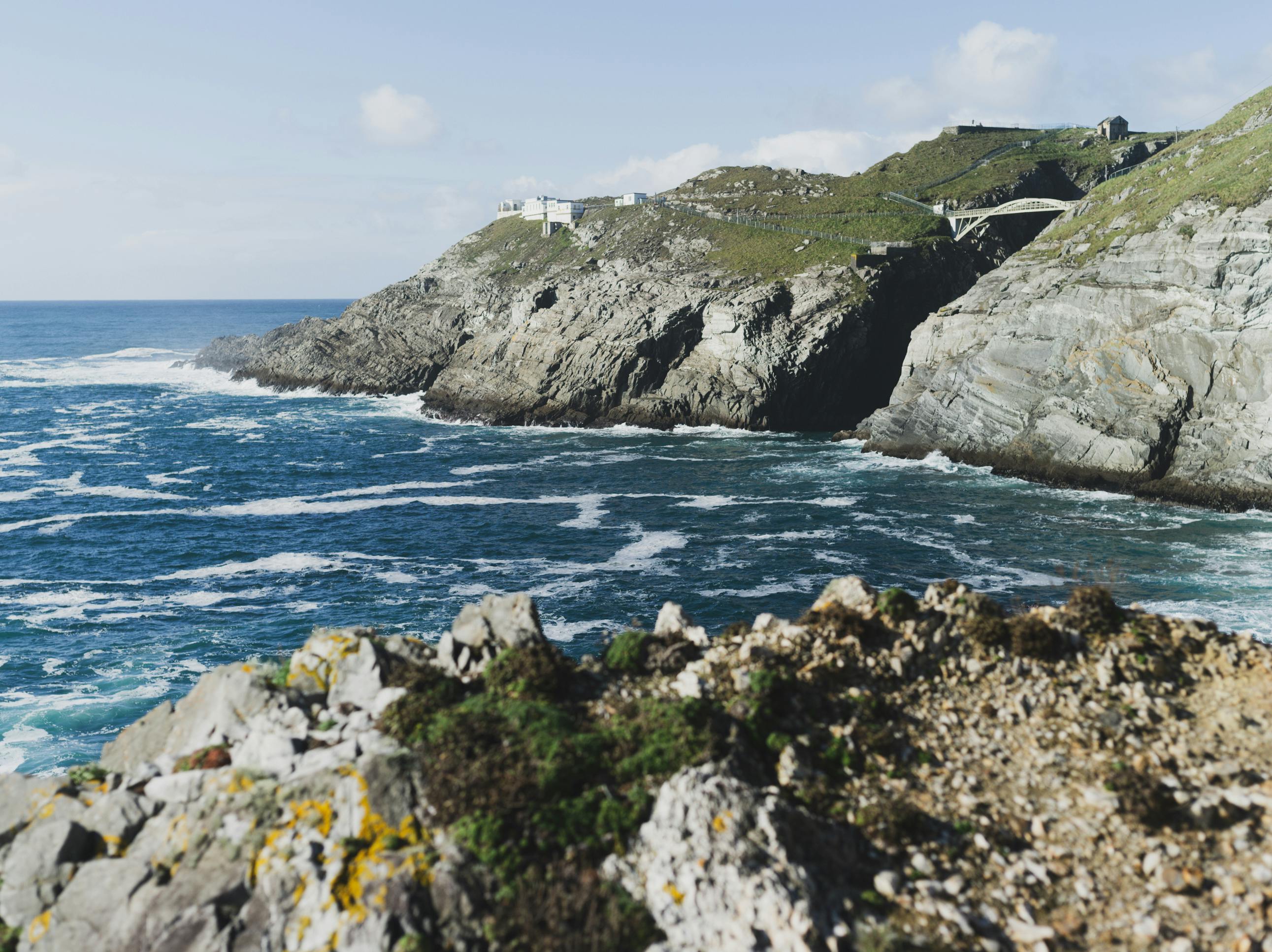 Scenic View of Coastal Cliff · Free Stock Photo