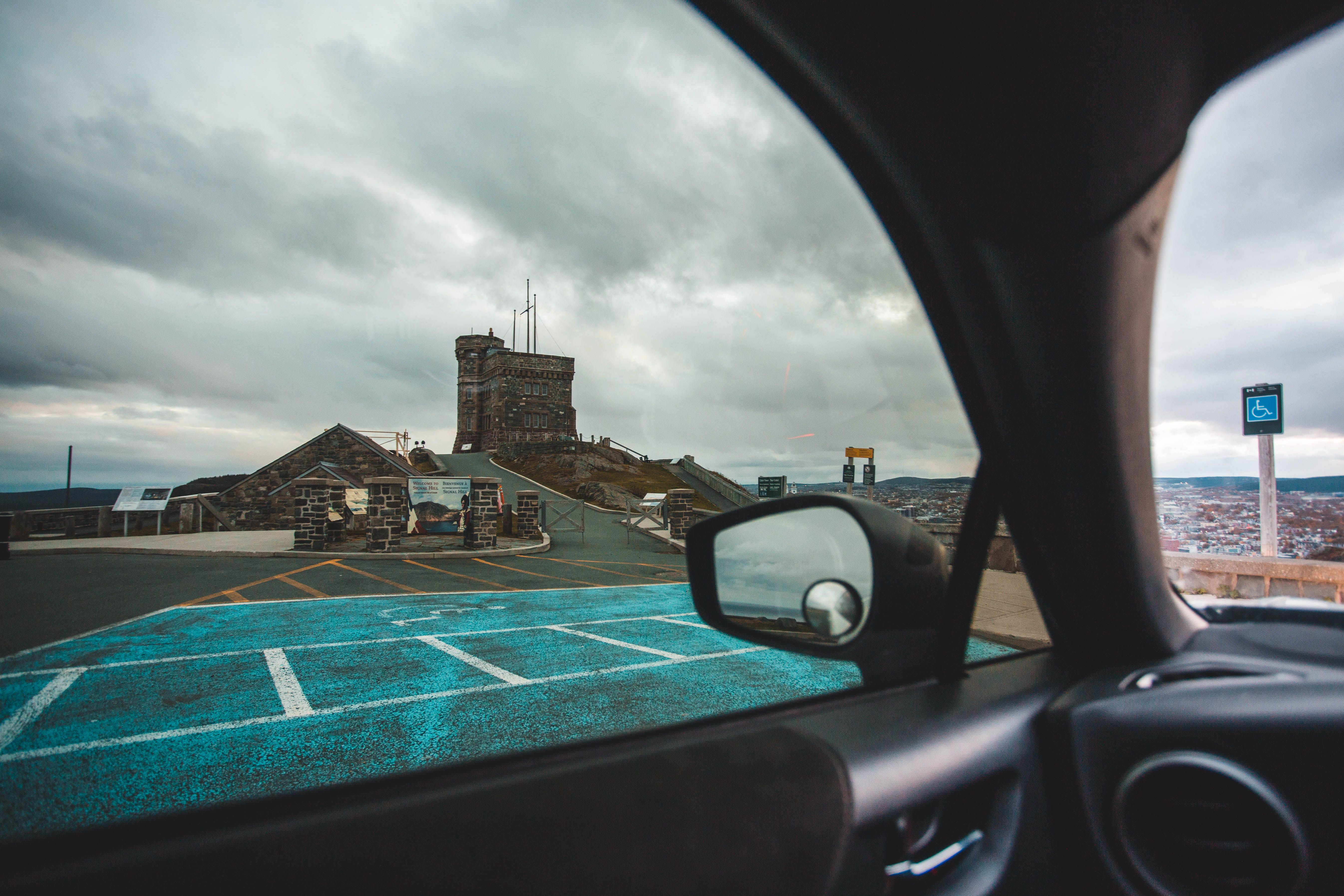 View form a Parked Car Window · Free Stock Photo