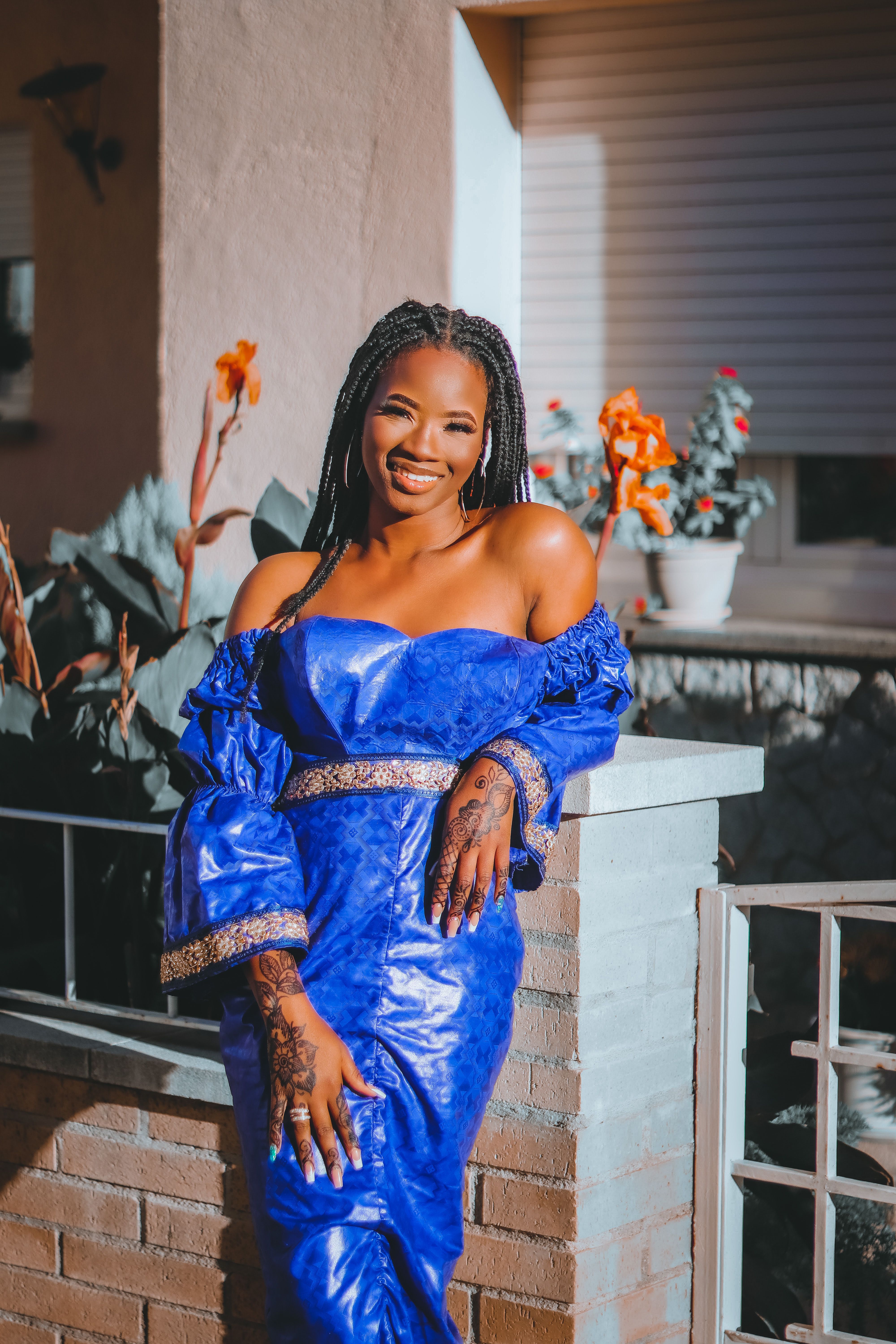 Woman Wearing Blue Dress · Free Stock Photo