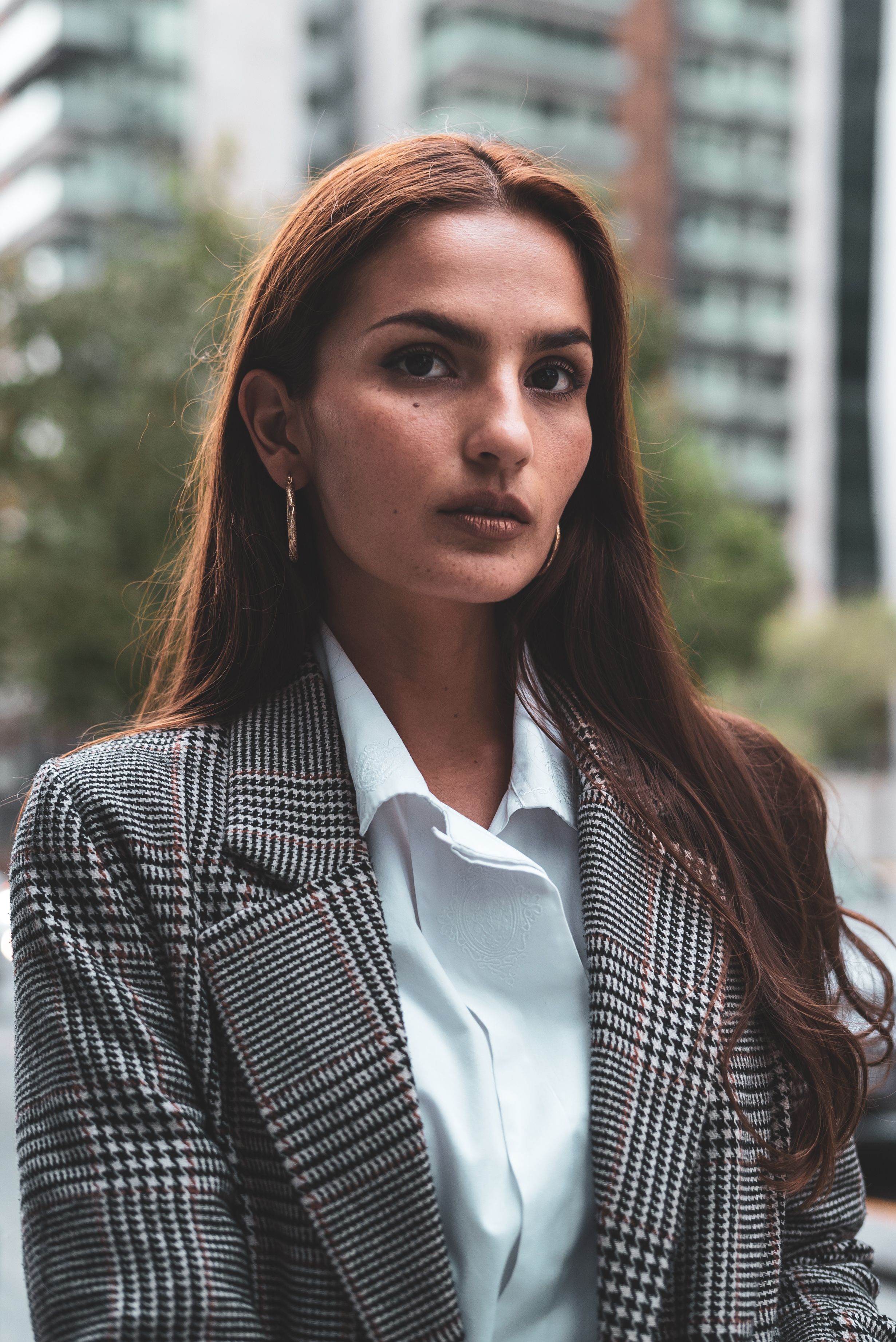 Portrait of Brown Haired Woman · Free Stock Photo