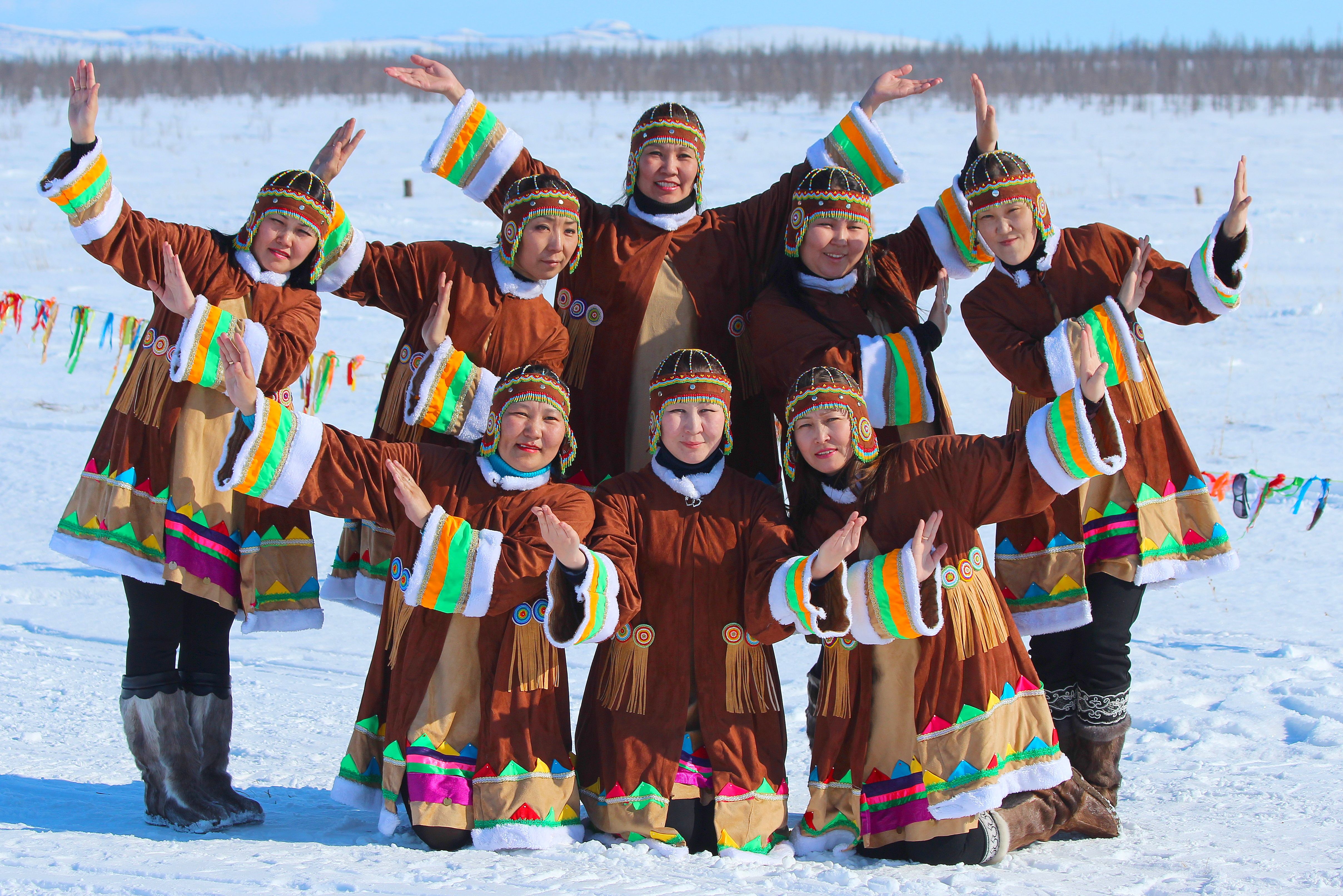 Women Wearing Traditional Clothing during Winter · Free Stock Photo