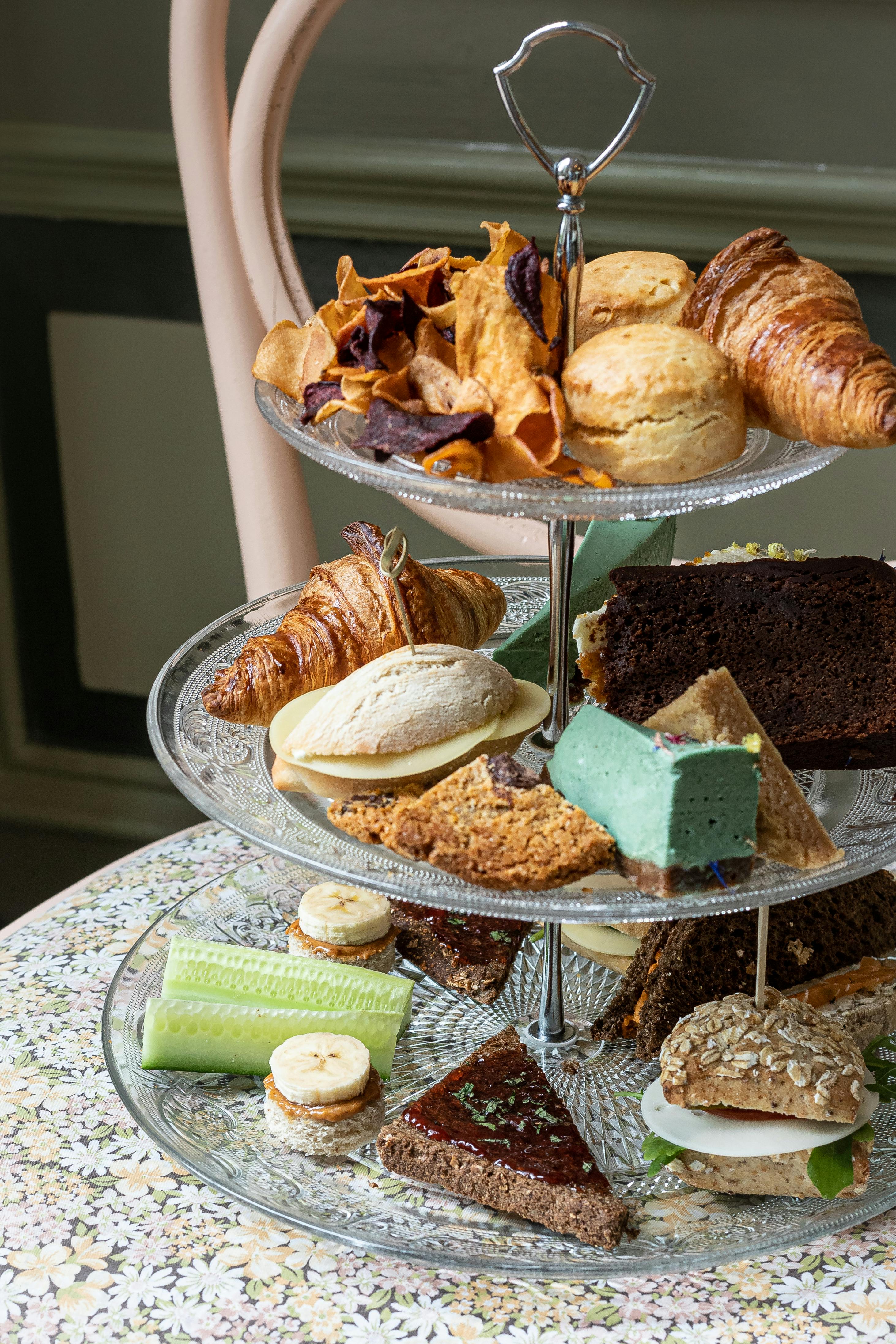 Croissant Sandwiches with Fruits · Free Stock Photo