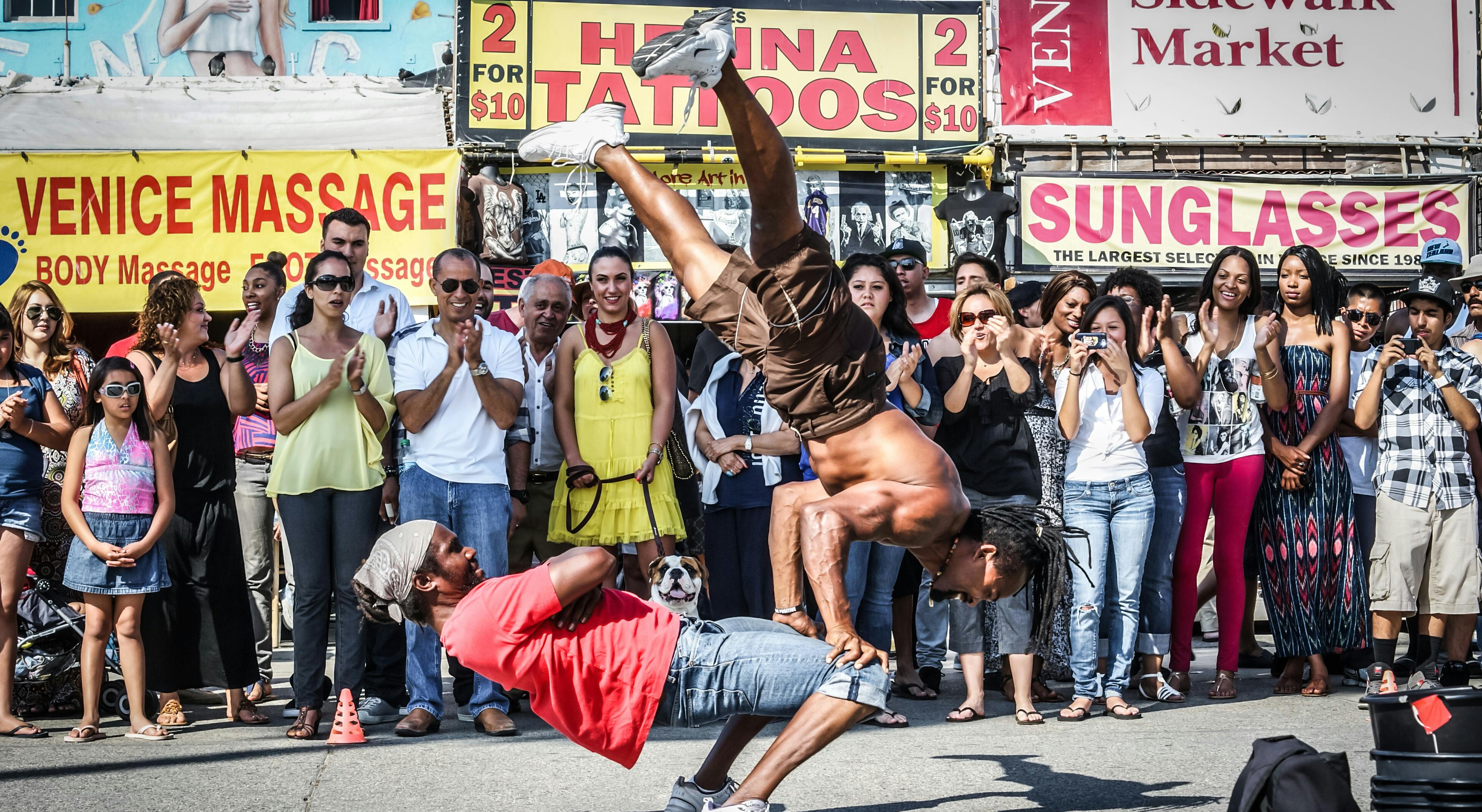Shirtless Man Dancing in the Crowd · Free Stock Photo