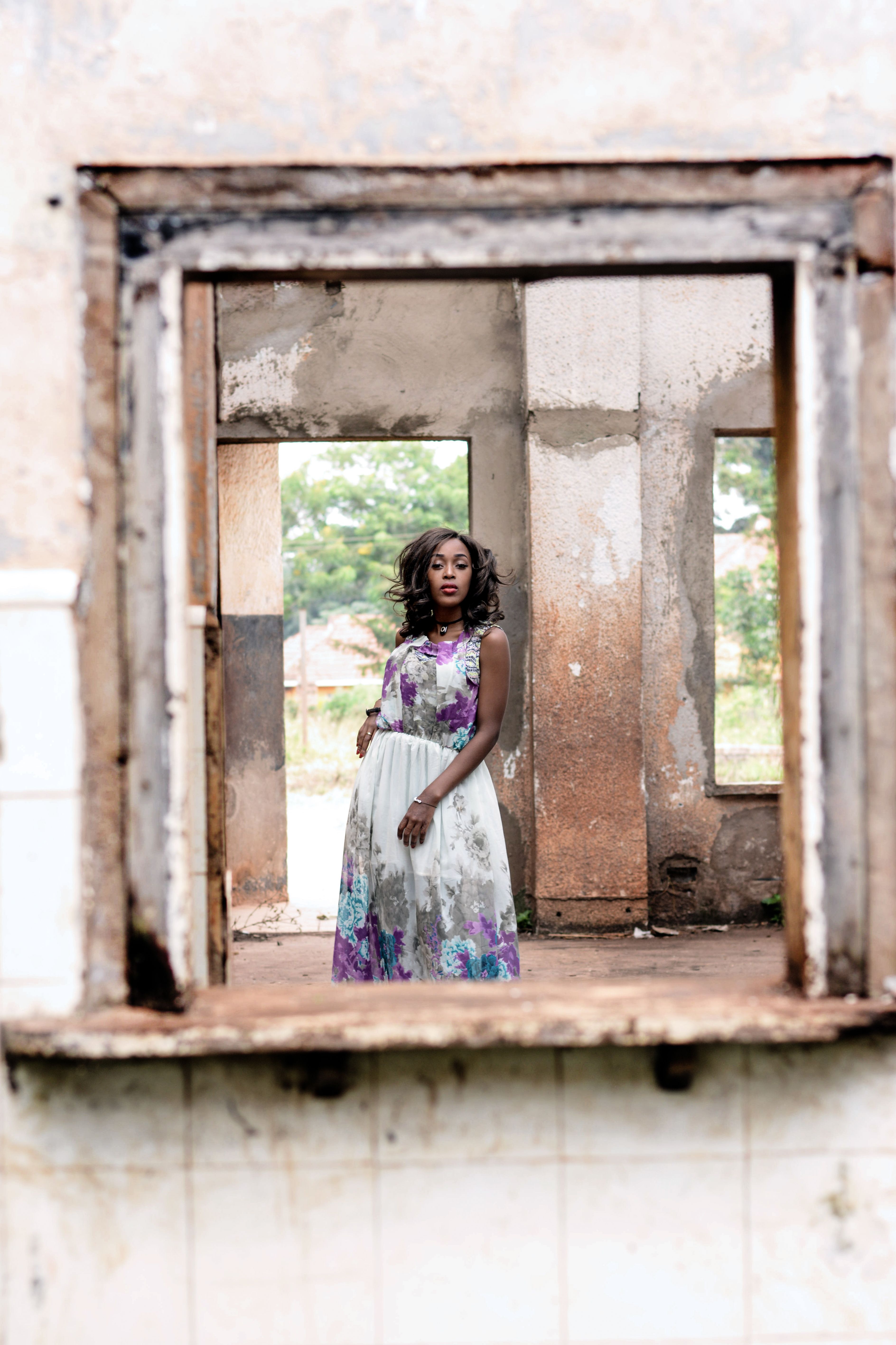Woman Looking At The Window · Free Stock Photo