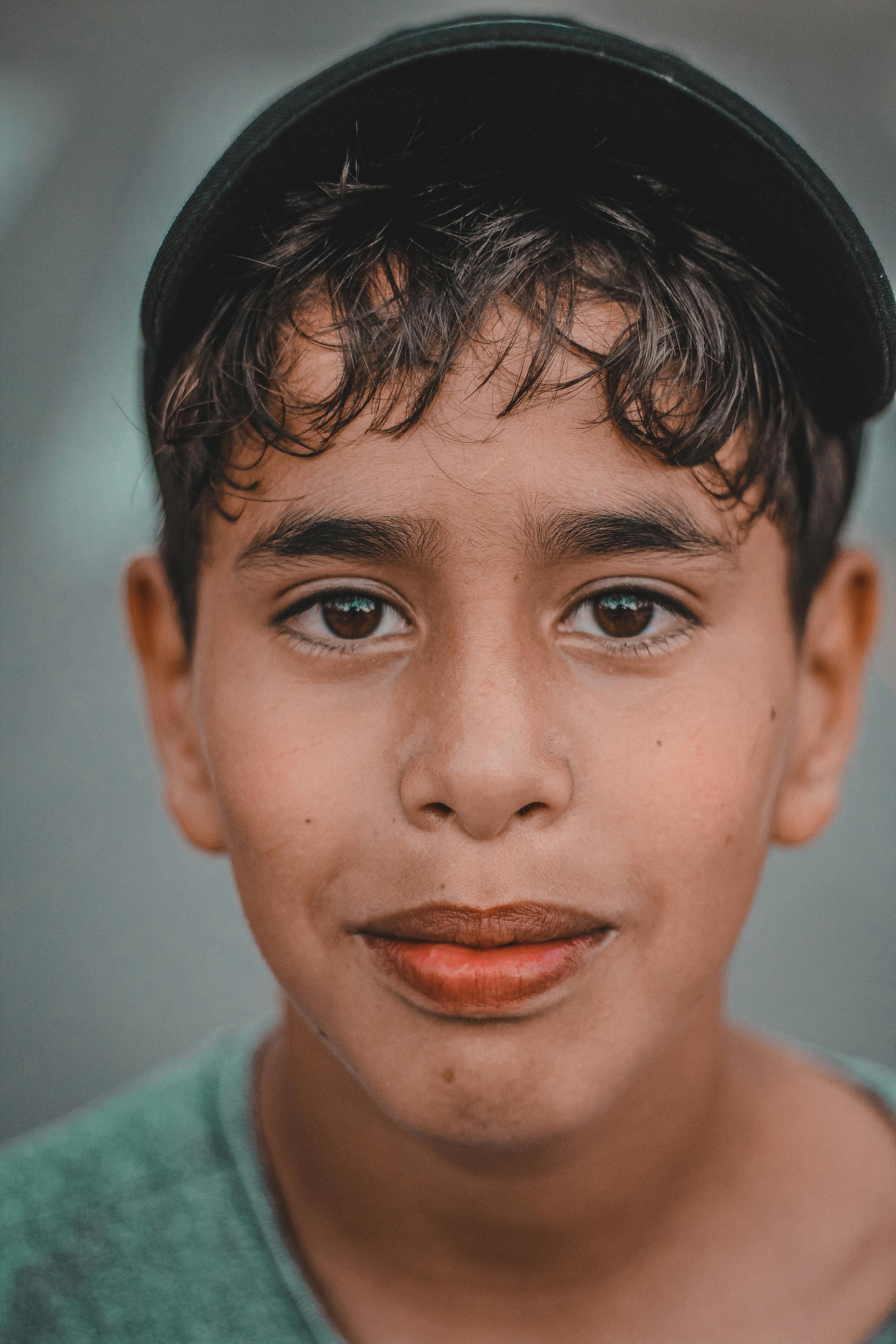 Boy In Yellow Button Up Shirt · Free Stock Photo