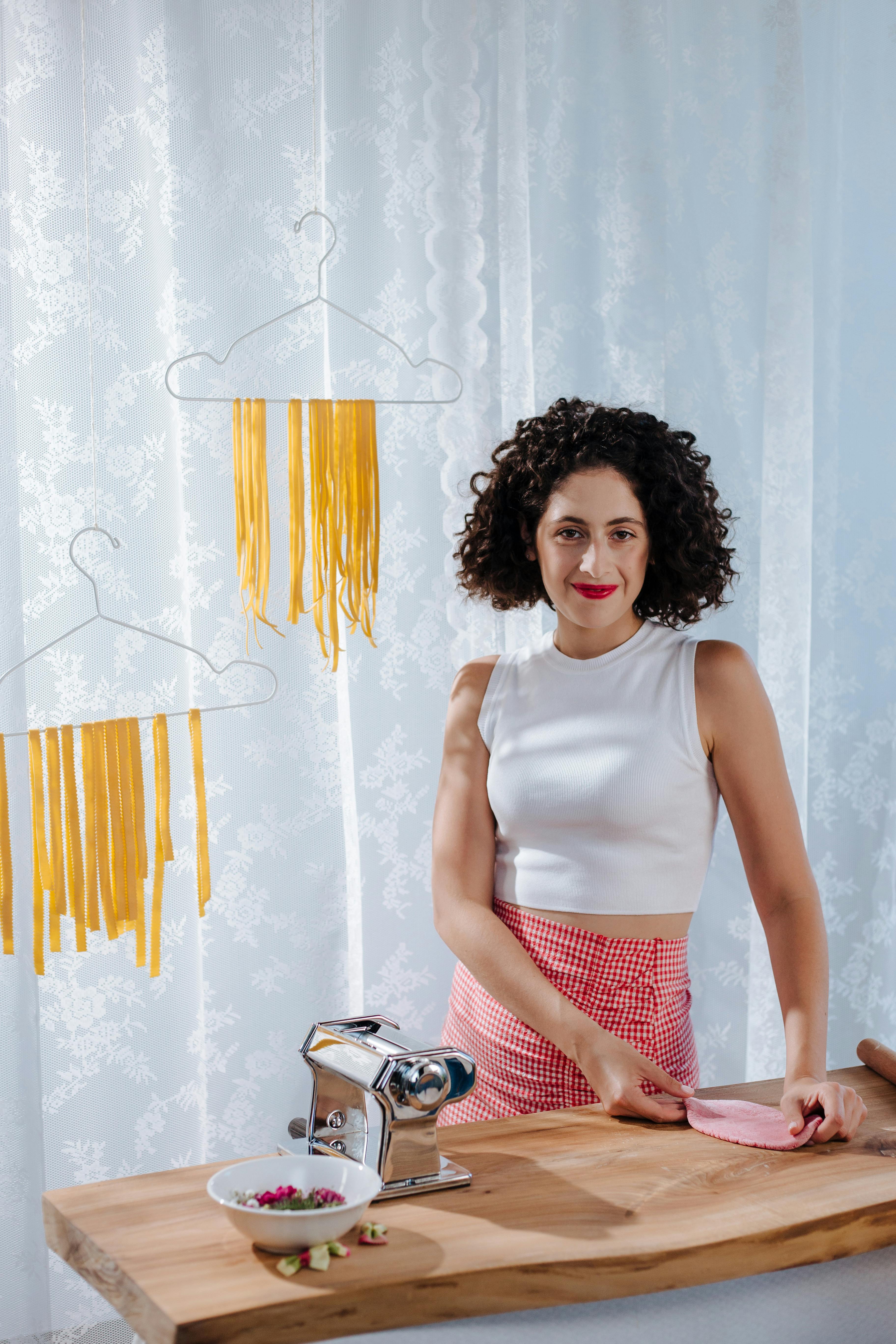 Woman Making Homemade Pasta · Free Stock Photo
