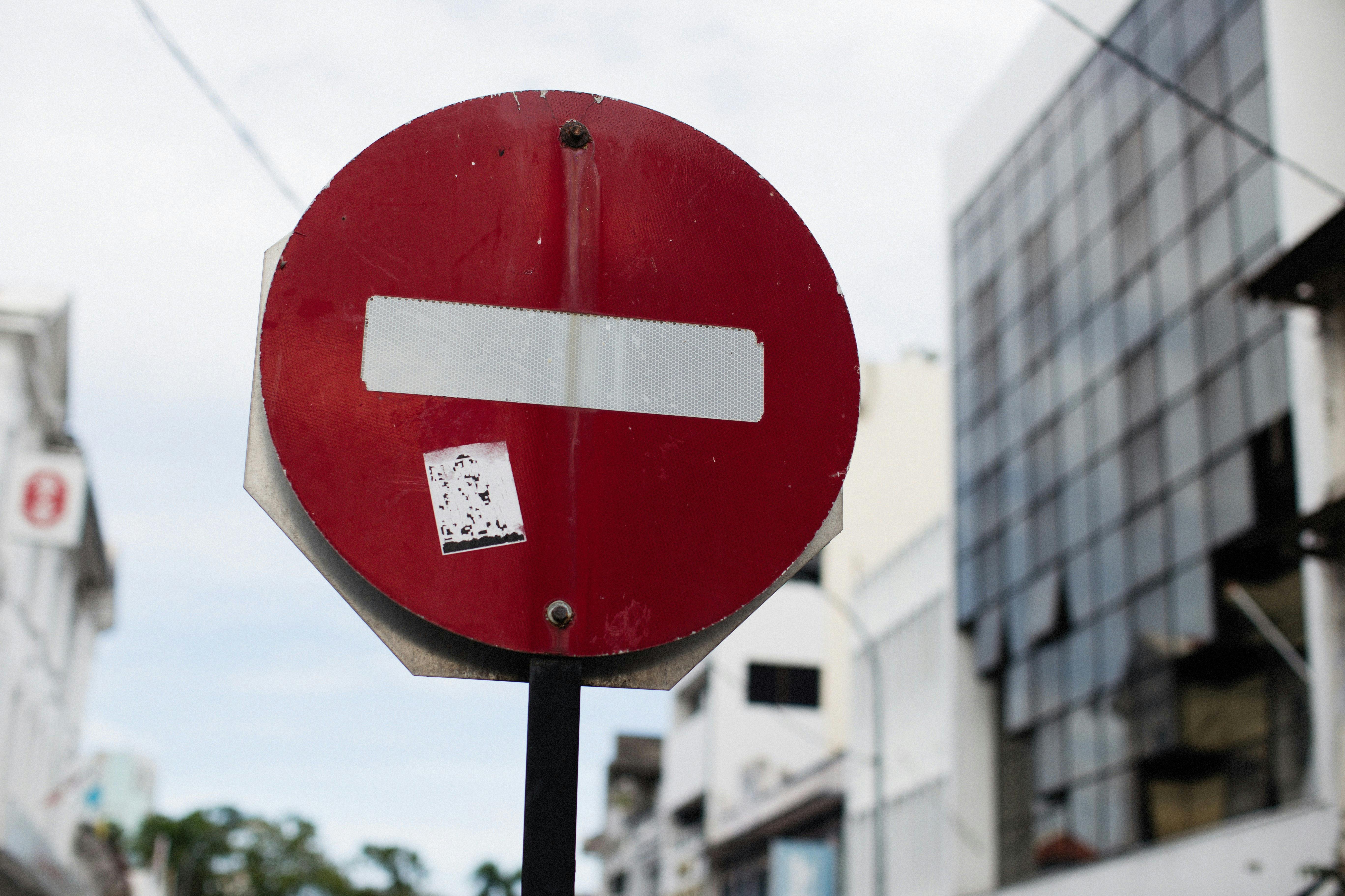 Red and White Stop Sign · Free Stock Photo