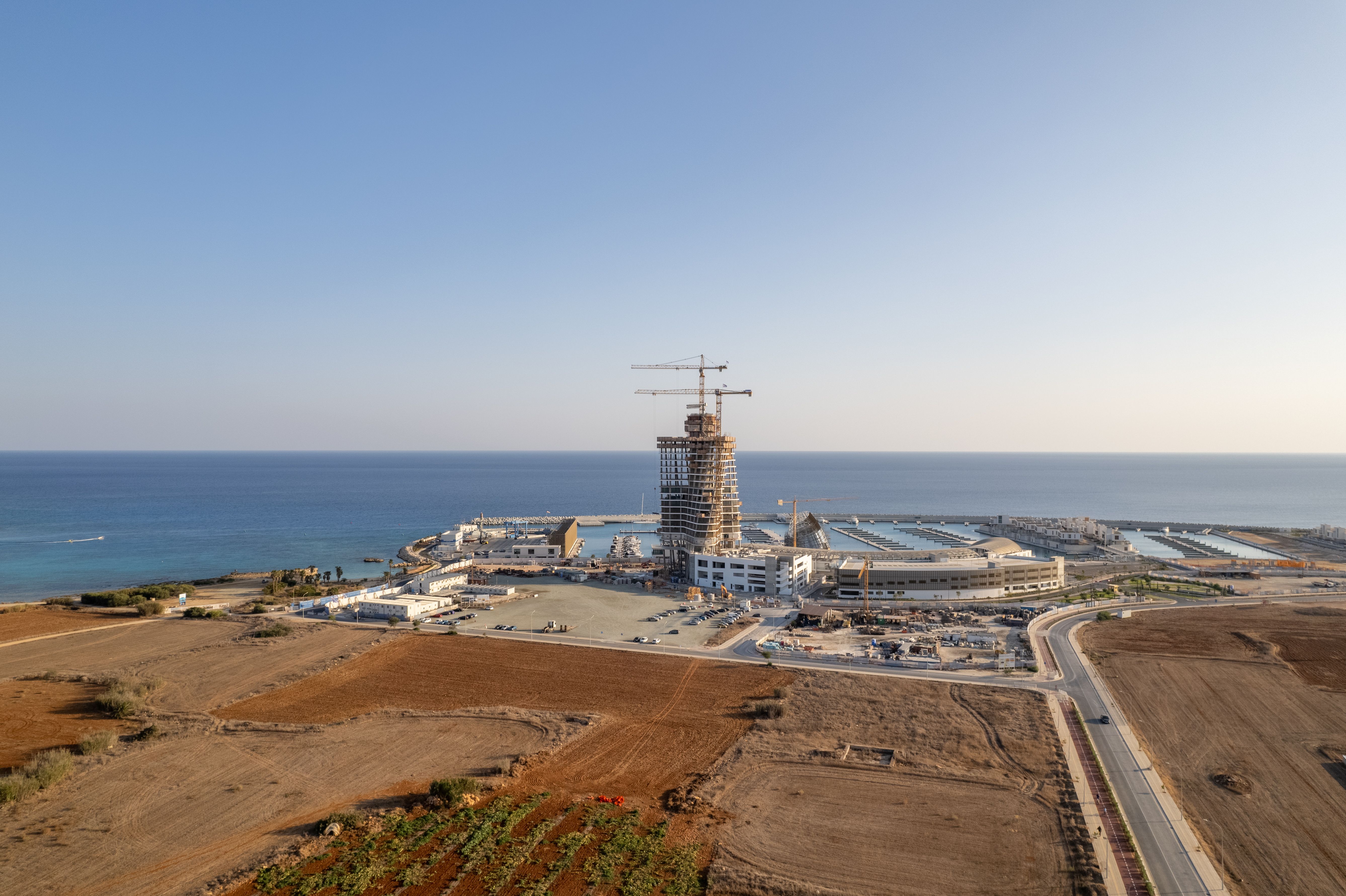 Construction on Sea Shore · Free Stock Photo
