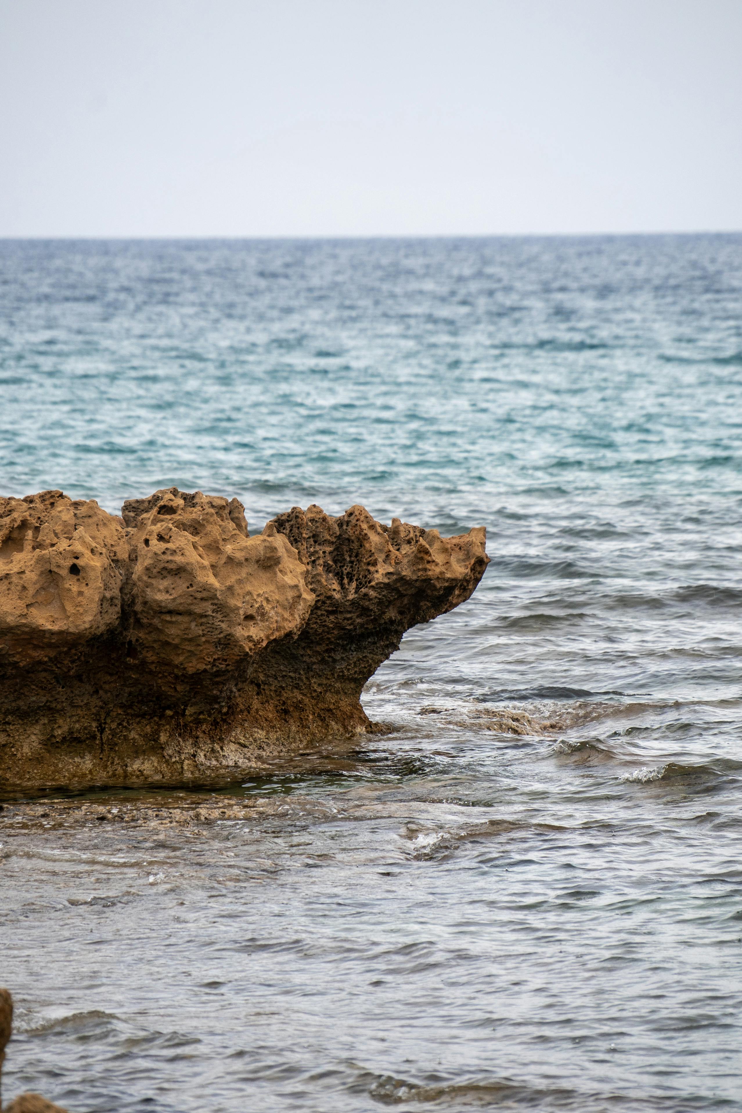 Rock Formation in the Sea · Free Stock Photo