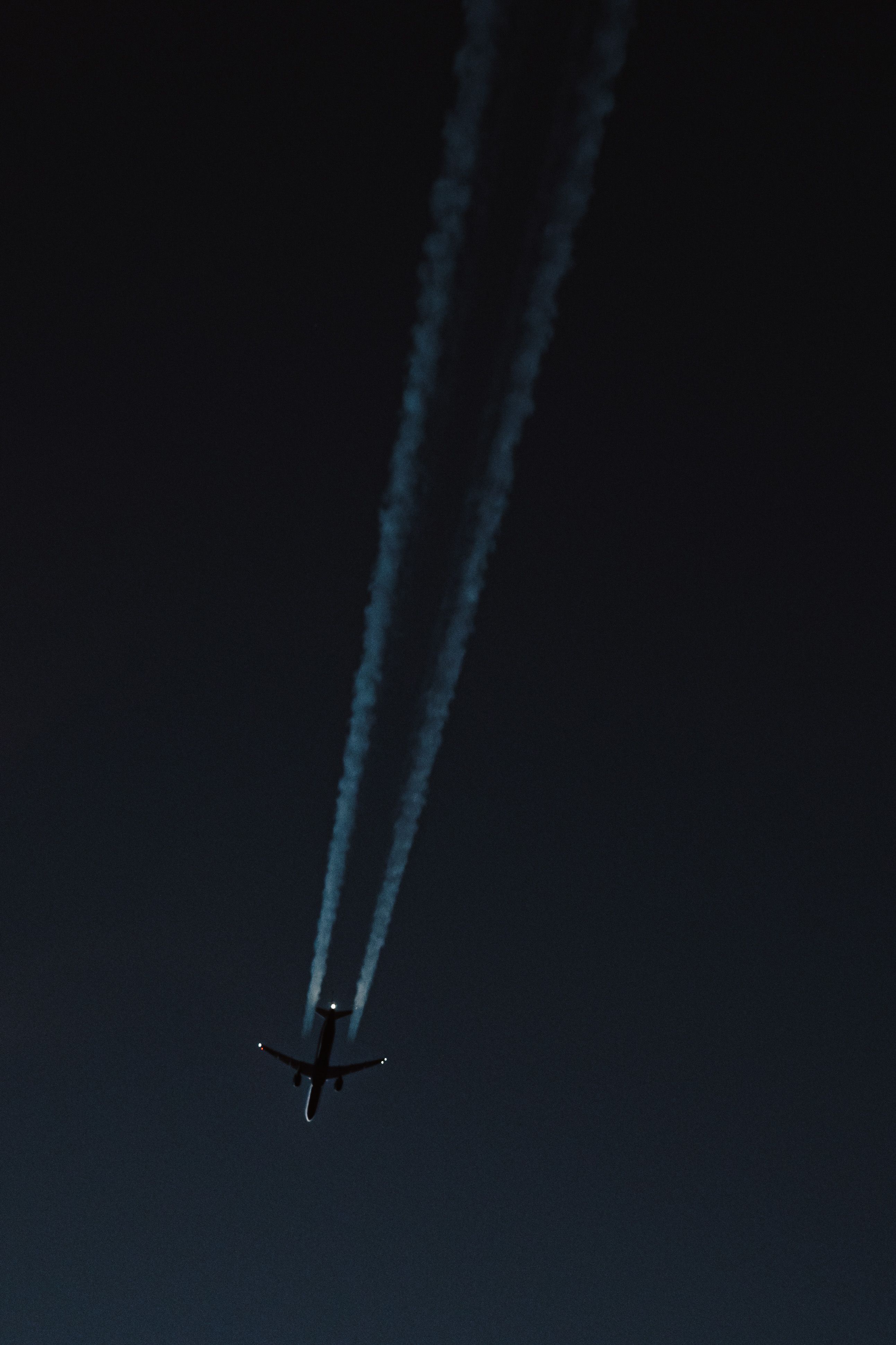 Photo of Airplane With Smoke Trail · Free Stock Photo