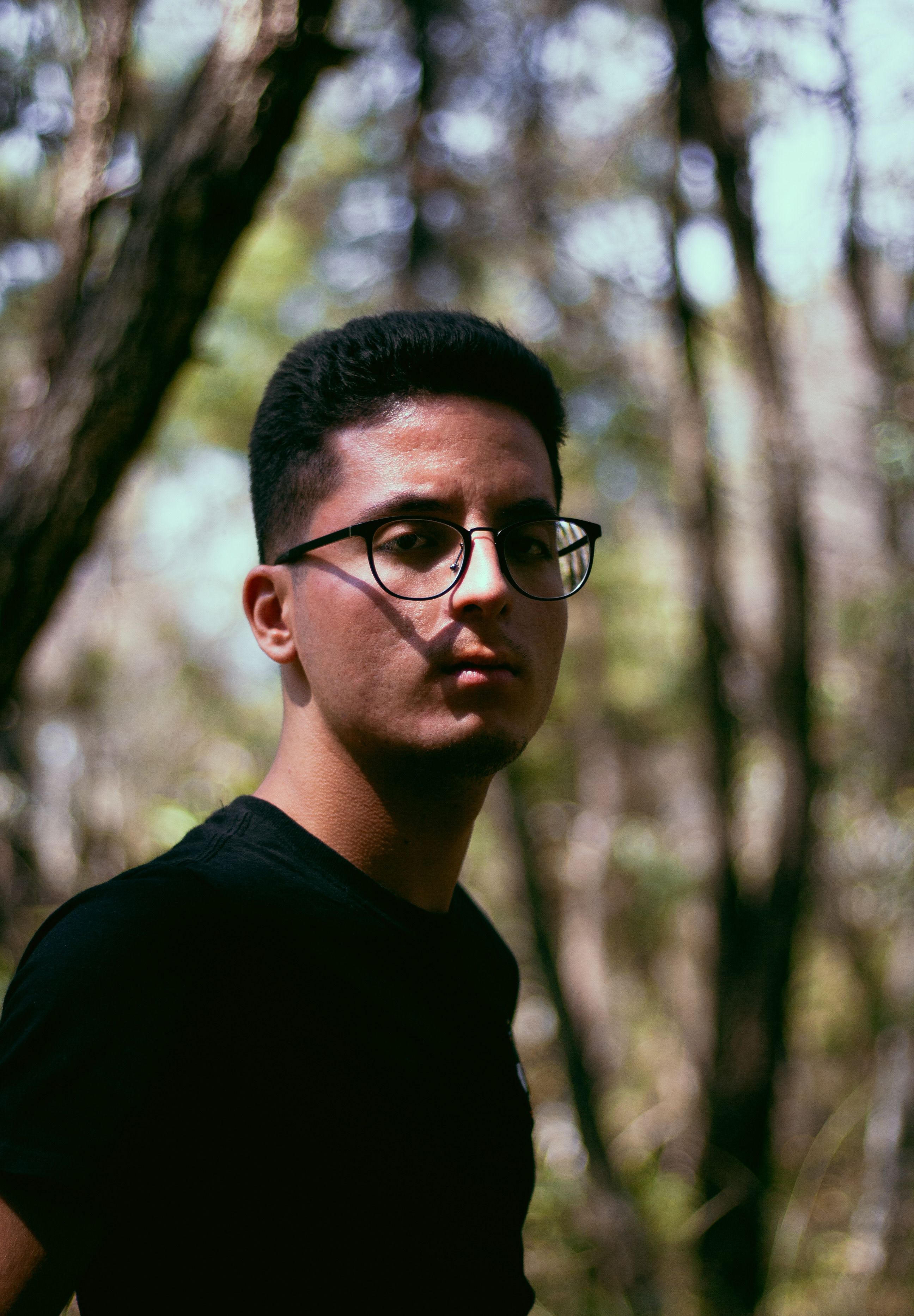 Man Face in Shadow · Free Stock Photo