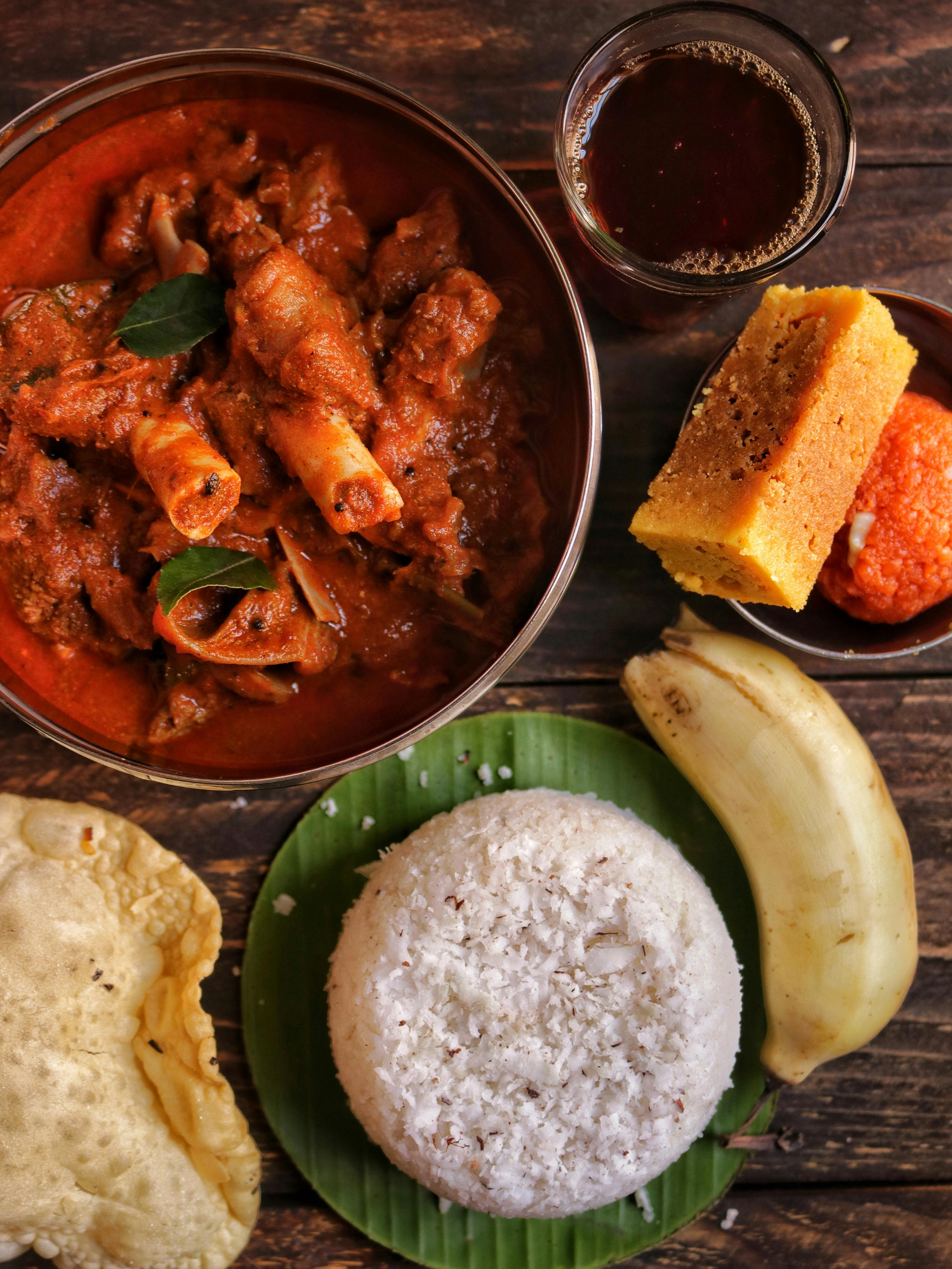 Traditional Food on a Table · Free Stock Photo