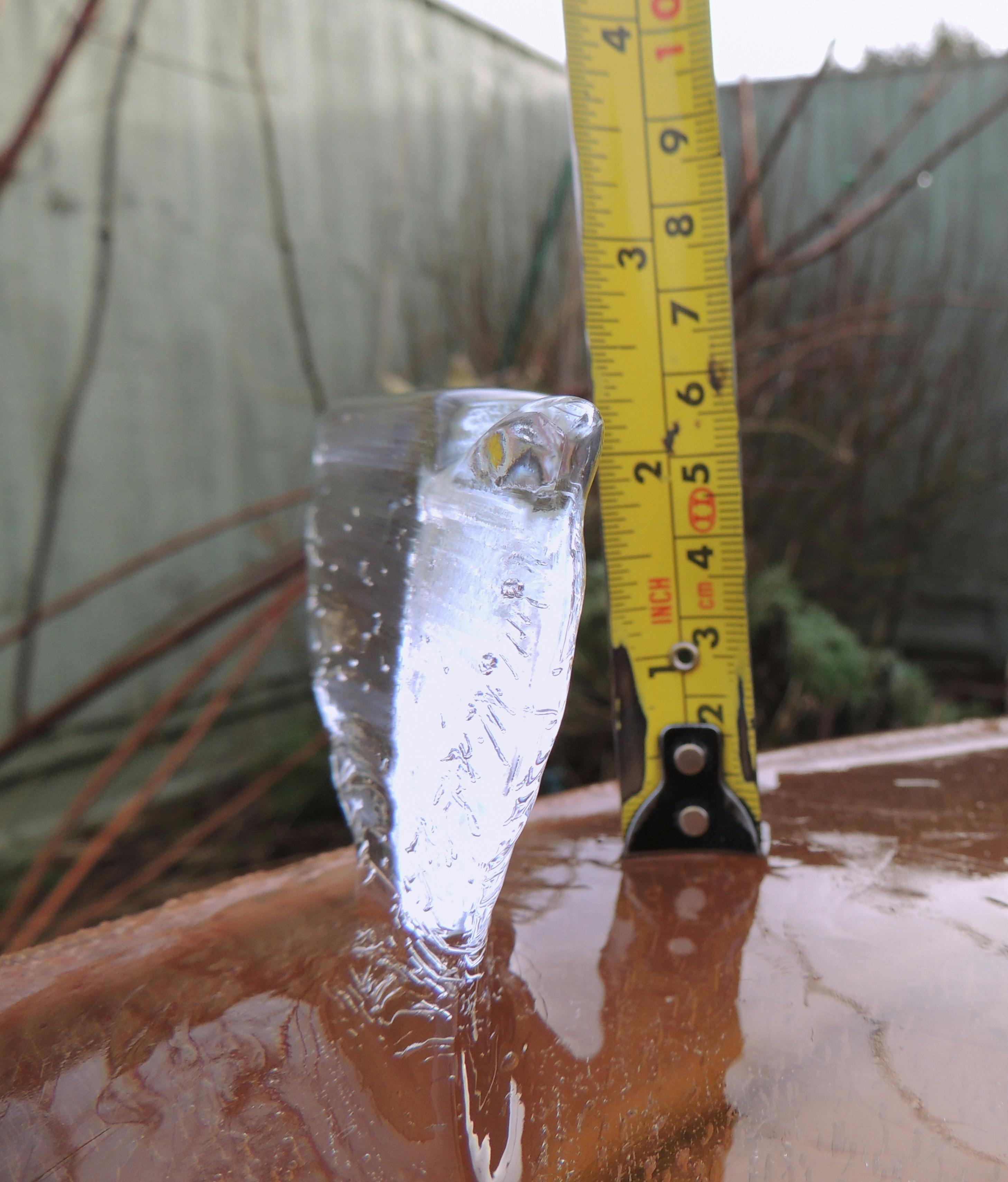 Ice-spike rare phenomenon 18 Photos & Videos Collected by Patrick Nizan