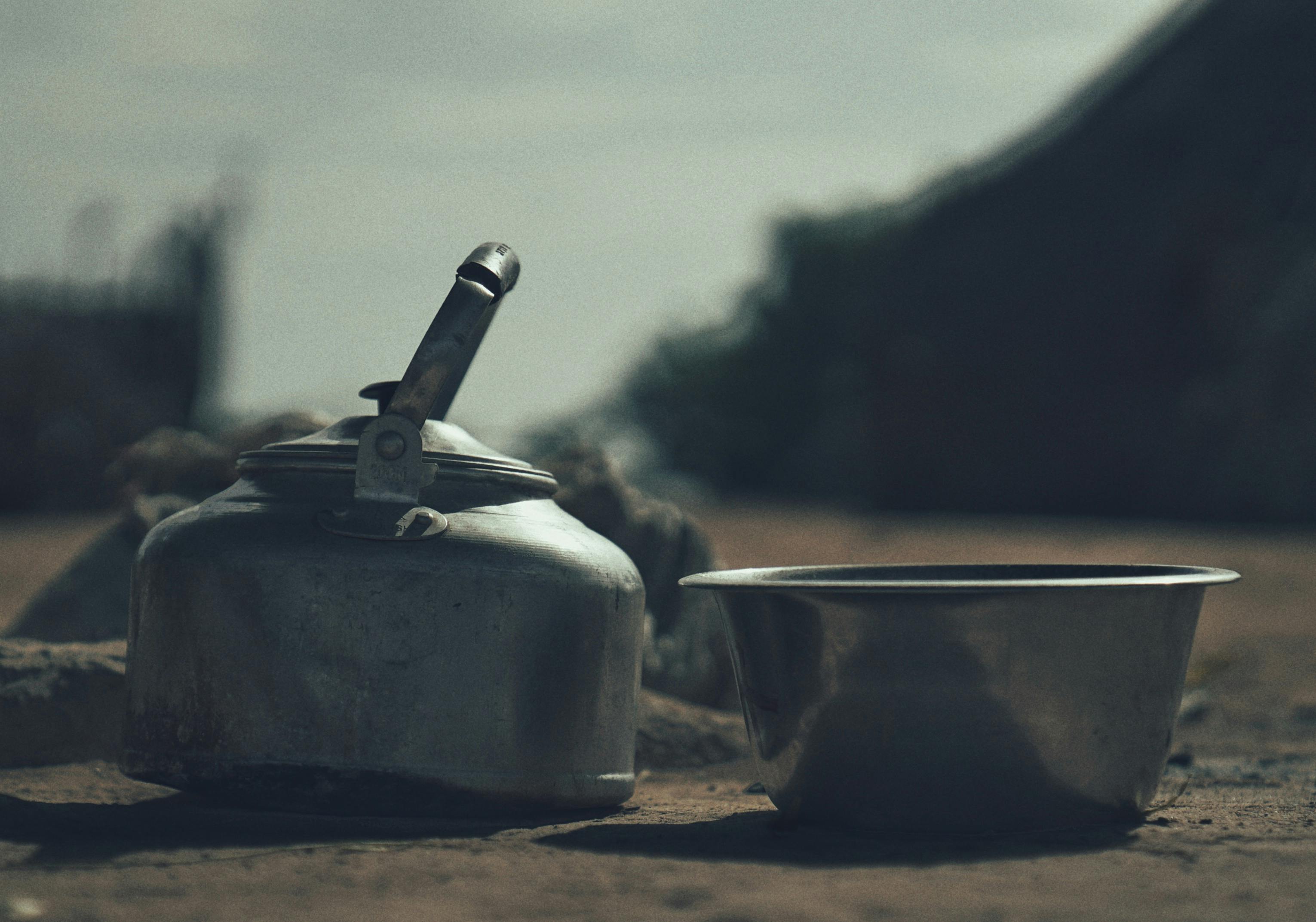 Kettle with Pipe on Ground · Free Stock Photo