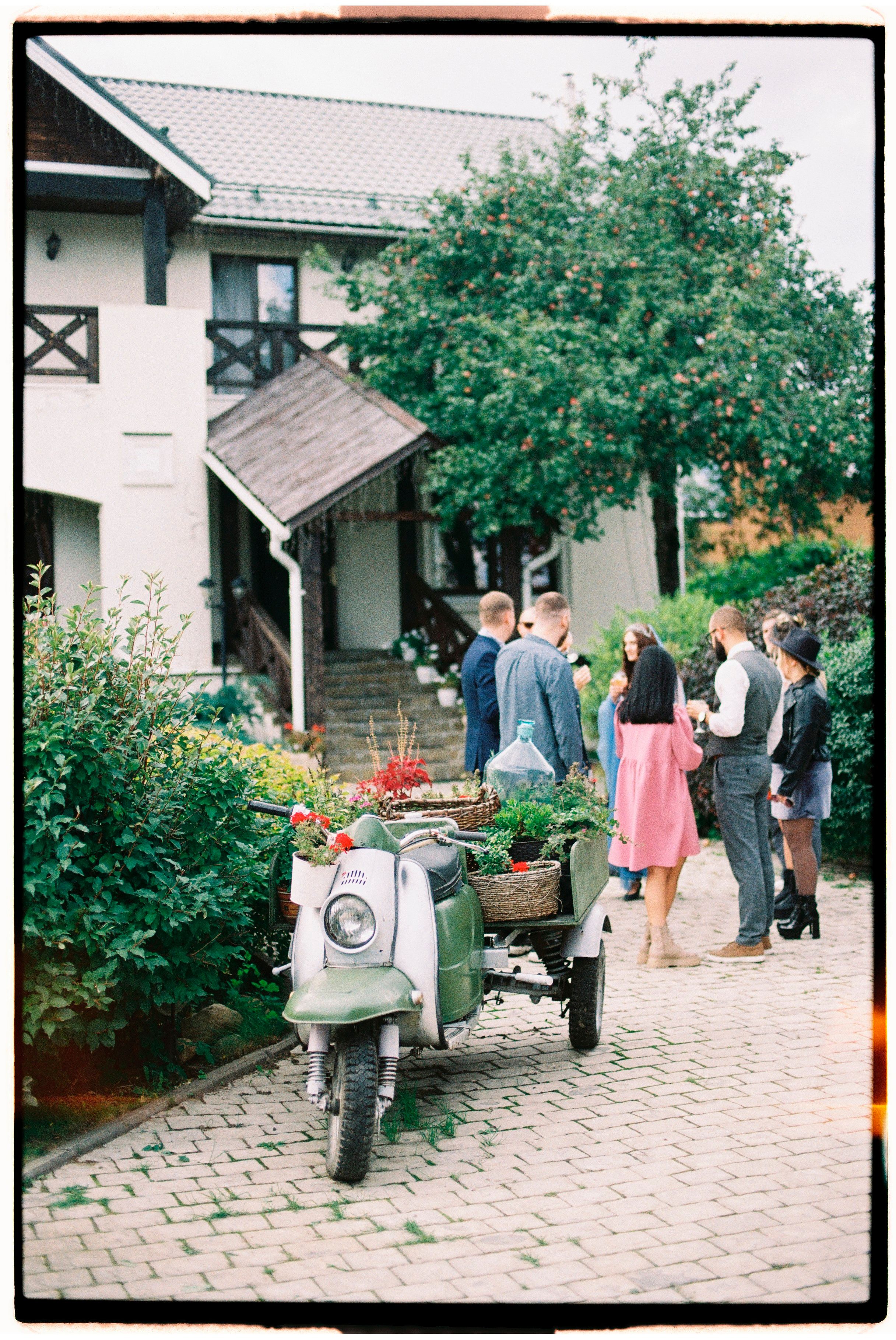 Photograph of People Gathering by House · Free Stock Photo