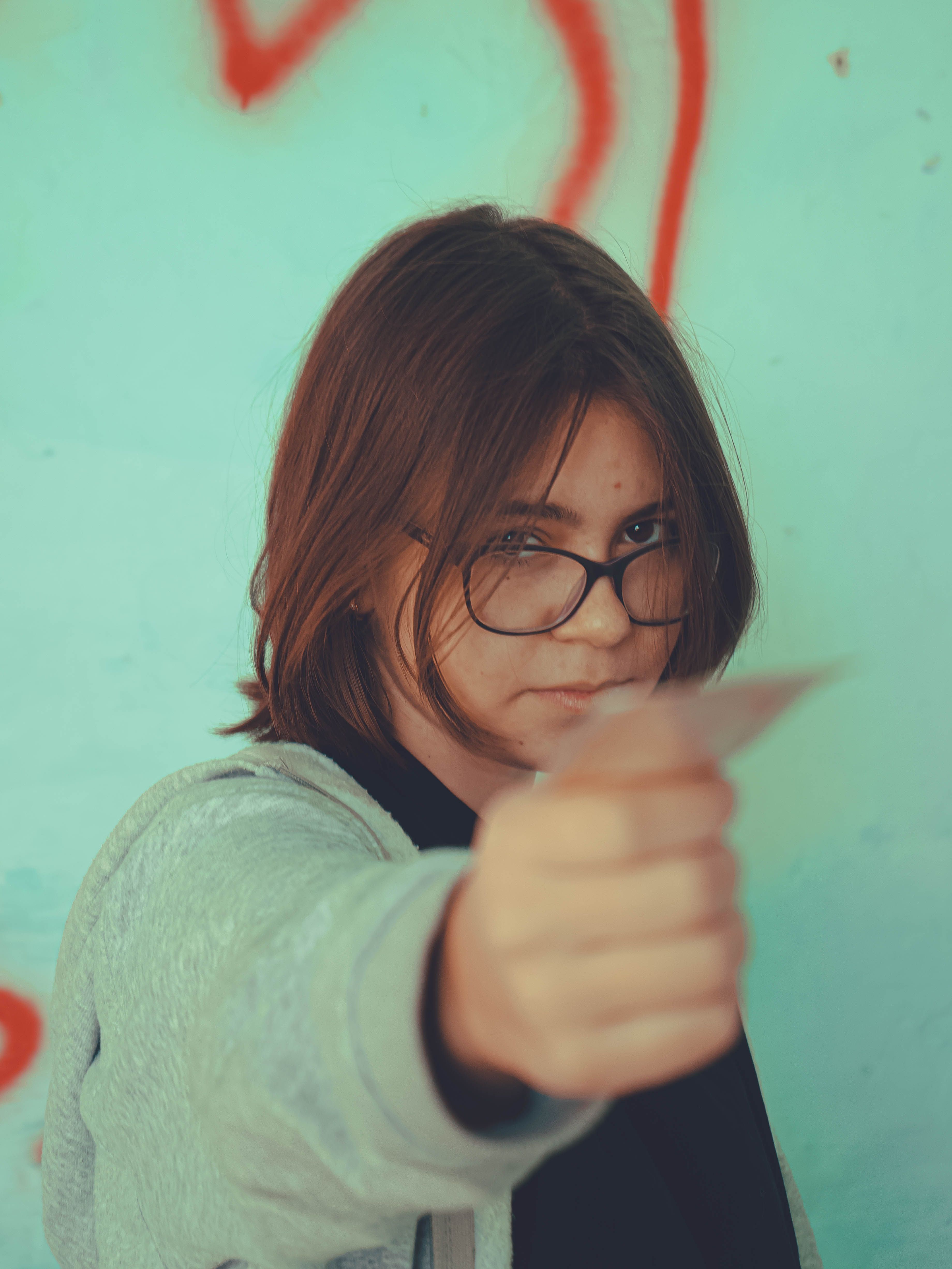 Photo of a Woman Looking Up · Free Stock Photo