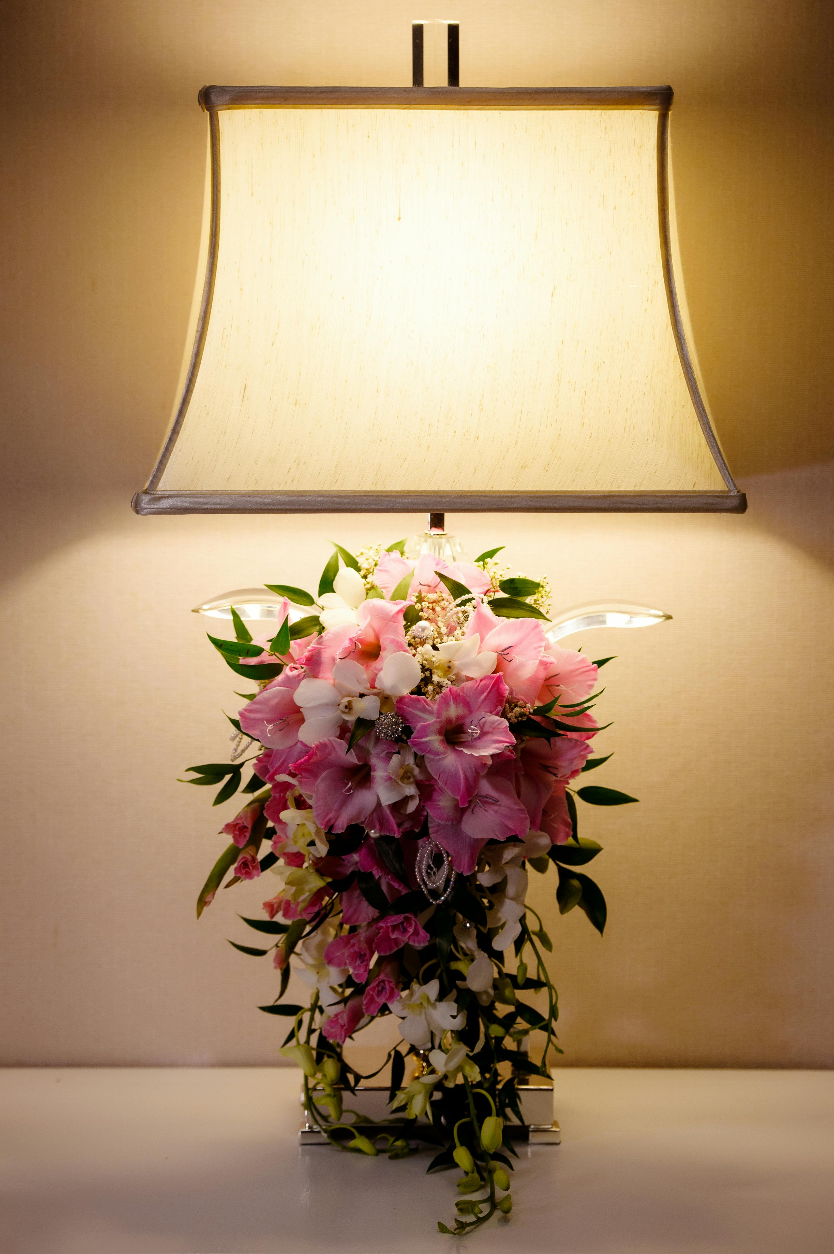 Lamp Decorated with Flowers · Free Stock Photo