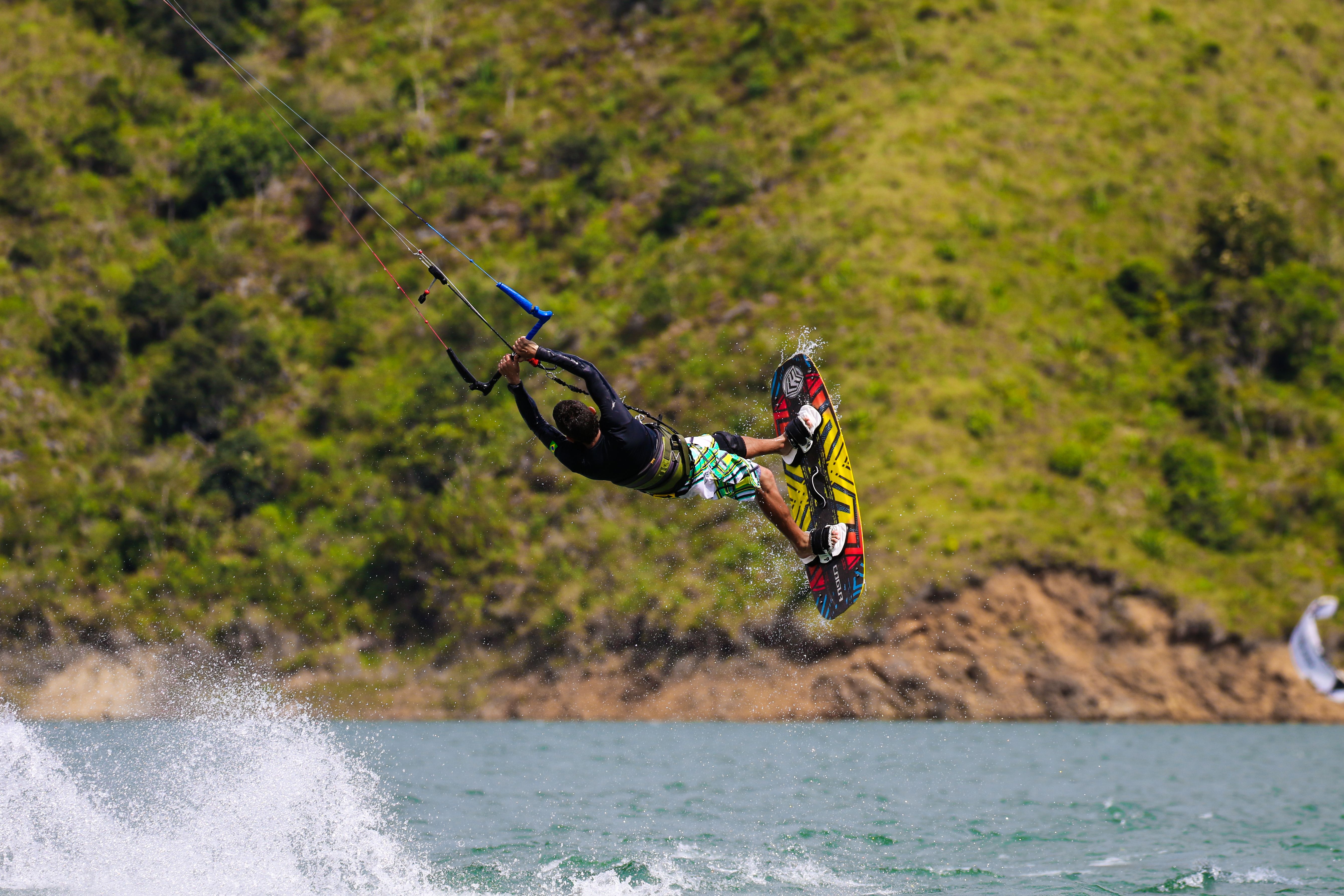 Man Performing Wakeboarding Stunt · Free Stock Photo
