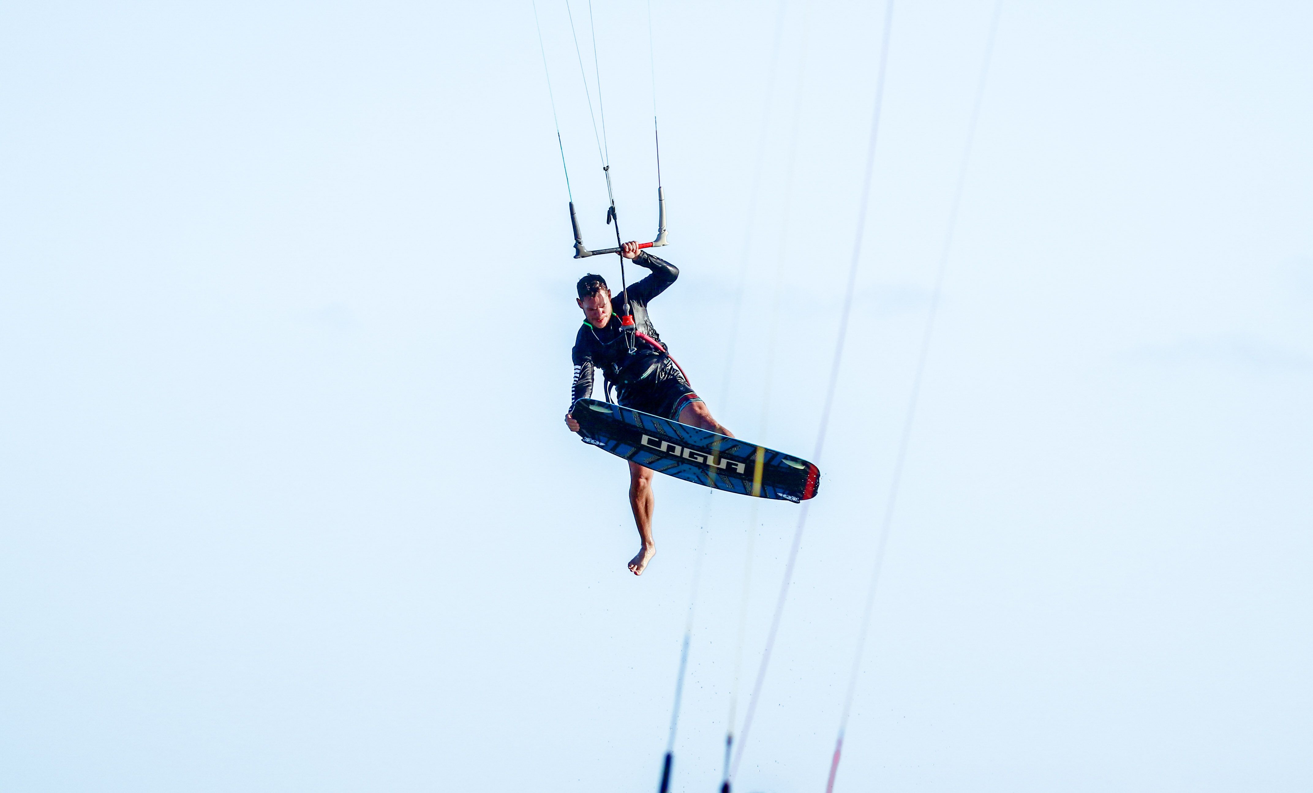 Kite Surfer over Ocean · Free Stock Photo