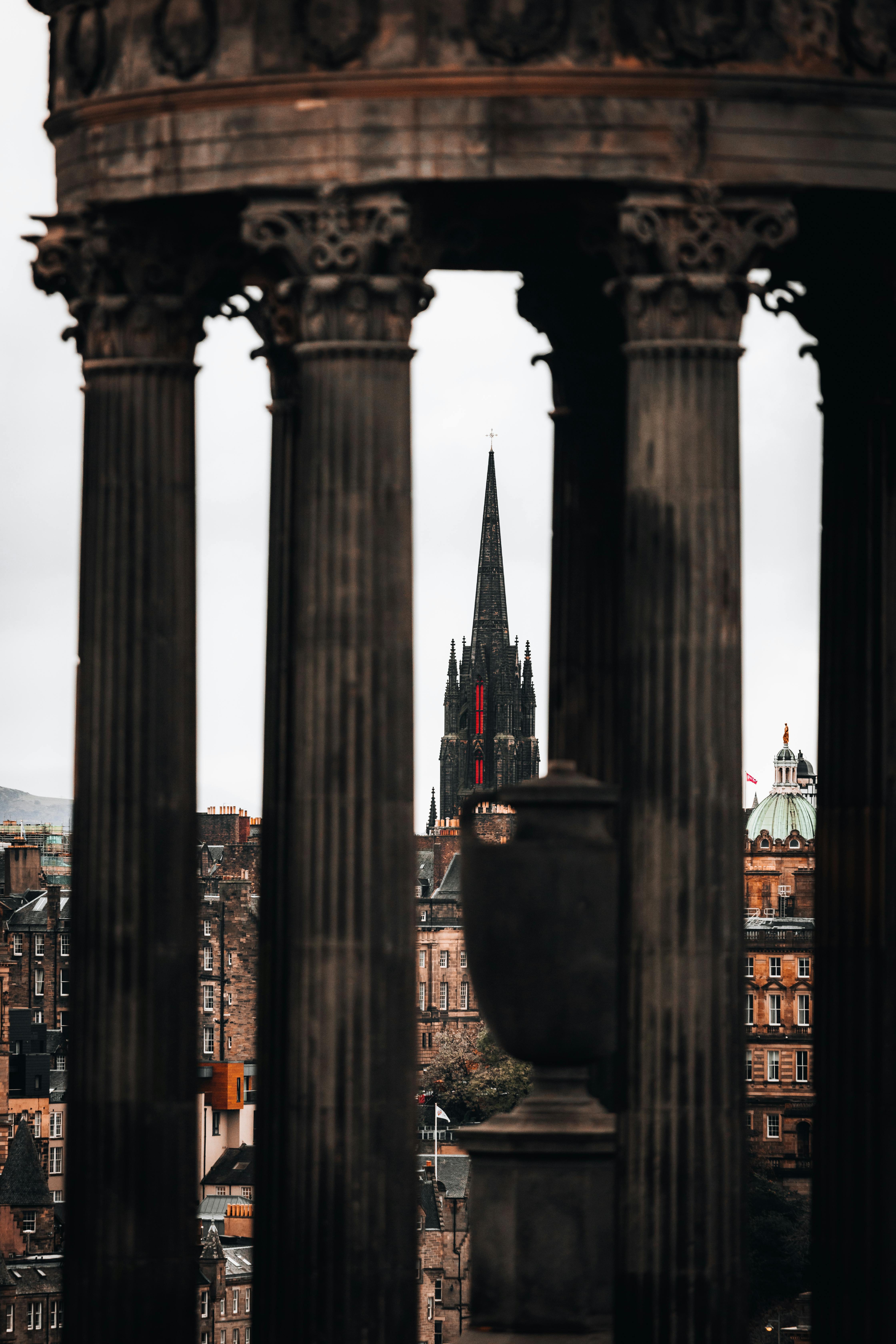 Gray and Black Pillars in Close Up Photography · Free Stock Photo