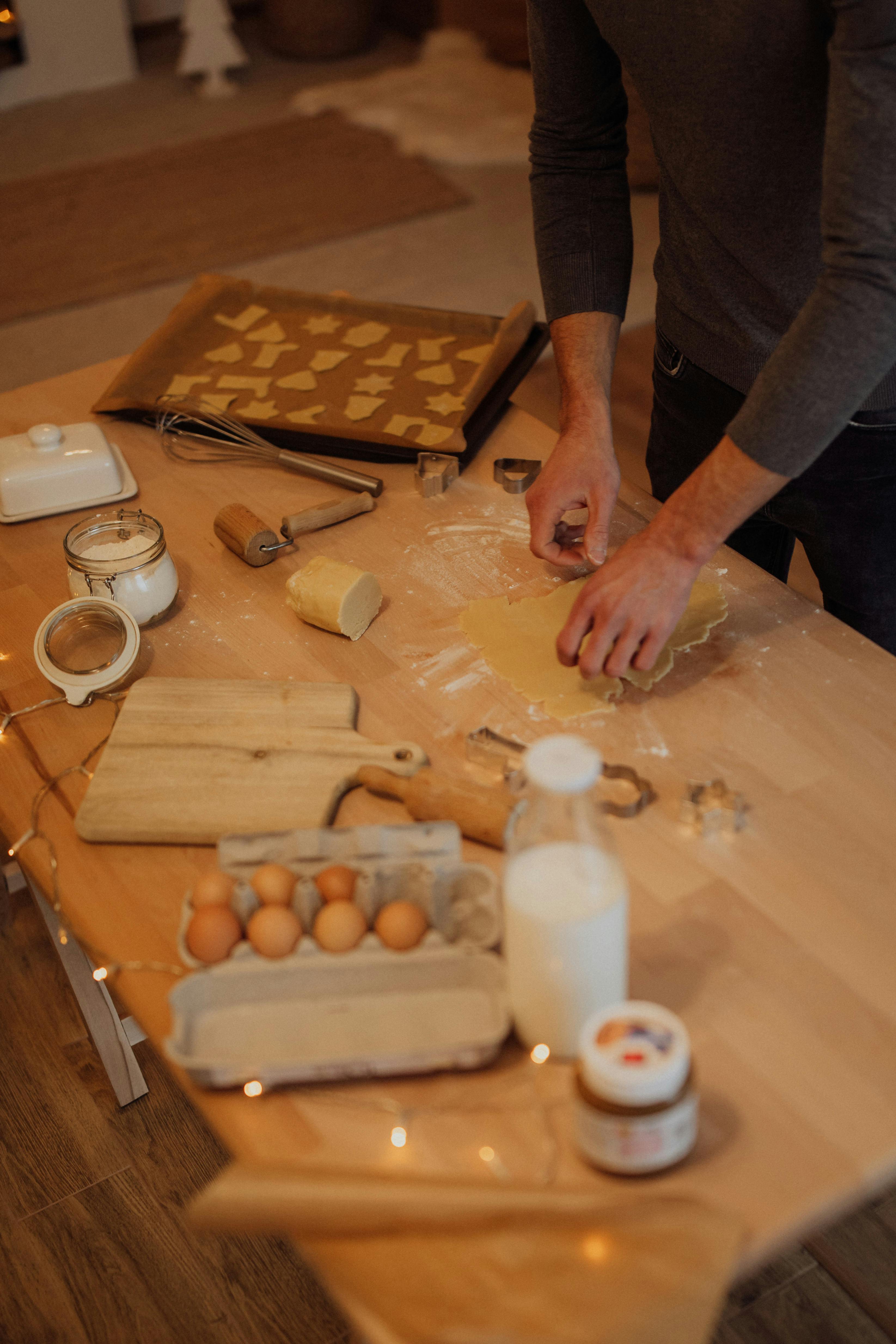 A Close-Up Shot of a Woman Making a Batter · Free Stock Photo