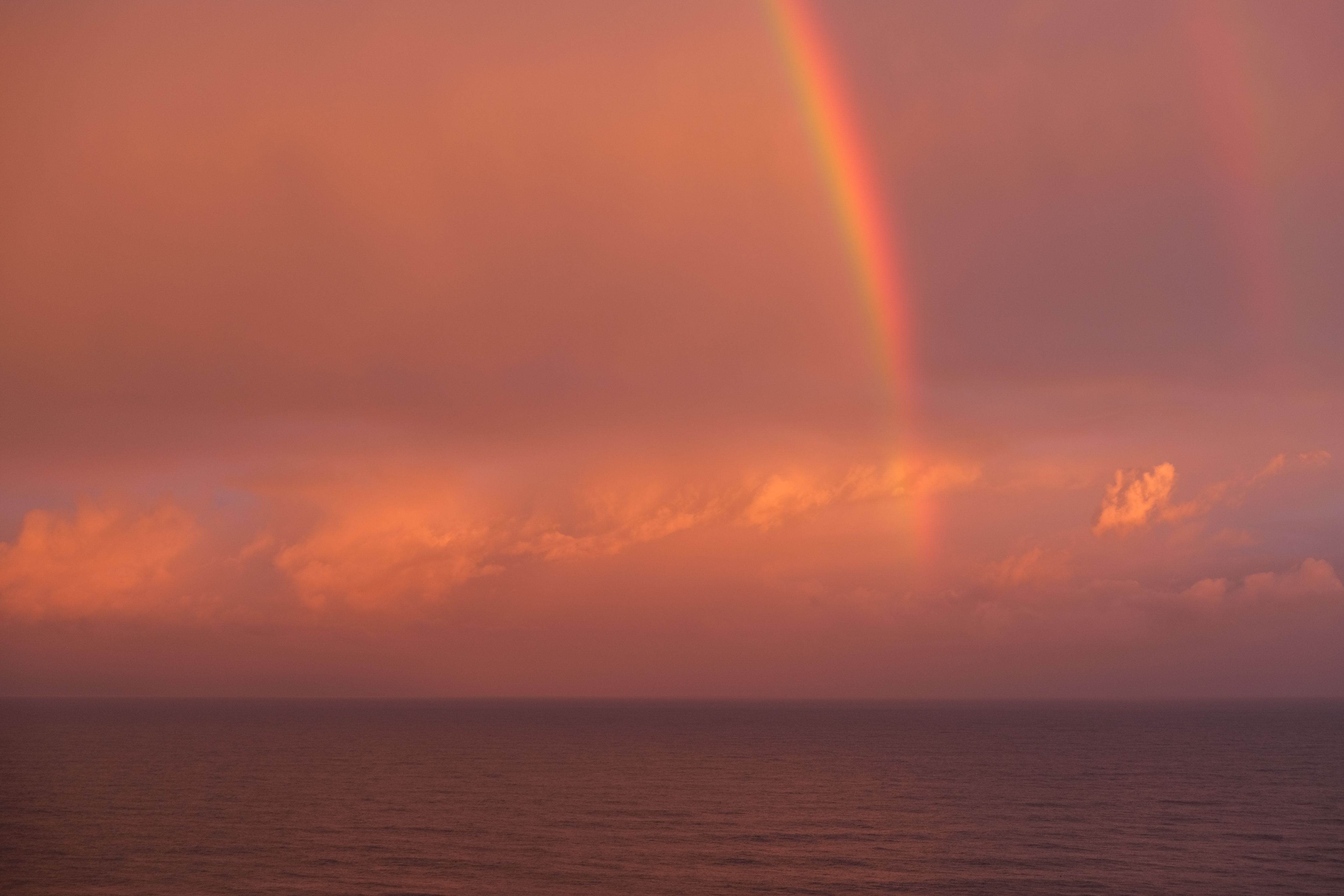 Rainbow After Sunset · Free Stock Photo