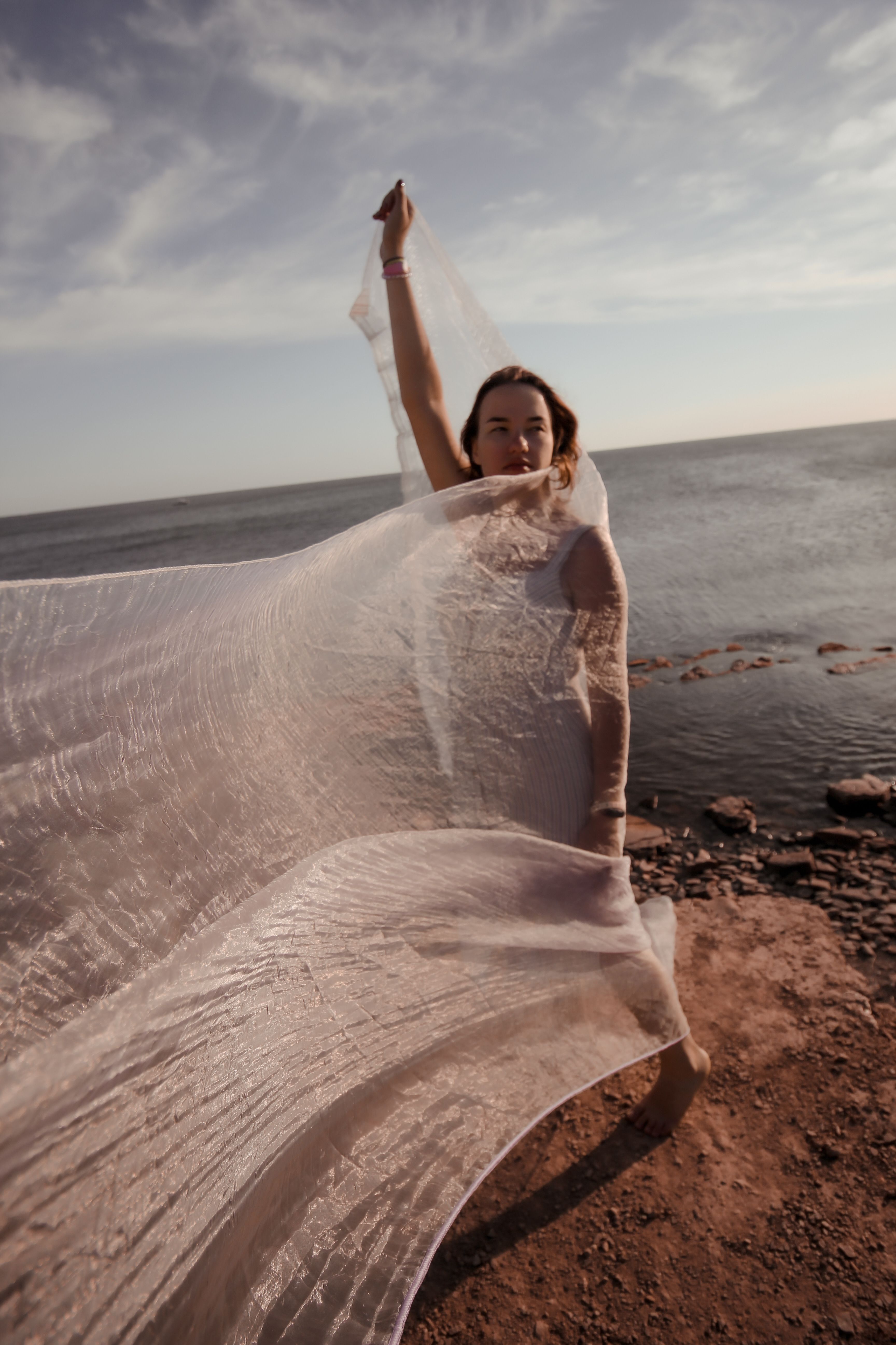 A Person in White Dress · Free Stock Photo