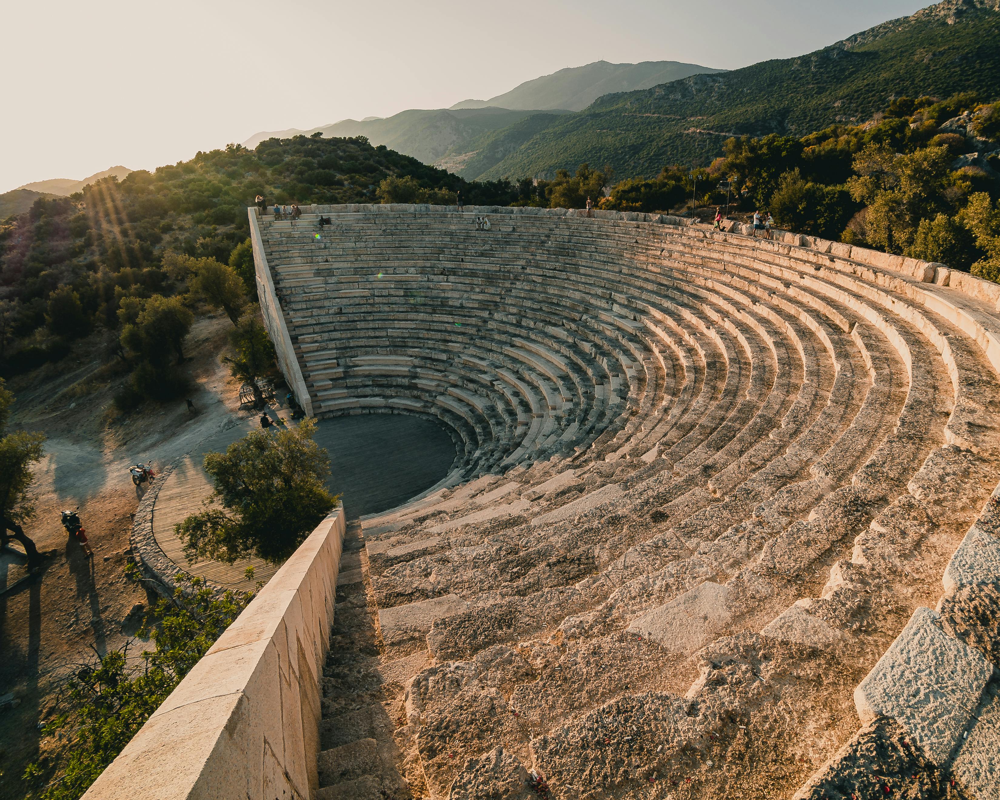 High Angle Shot of an Amphitheater in Antalya , Turkey · Free Stock Photo