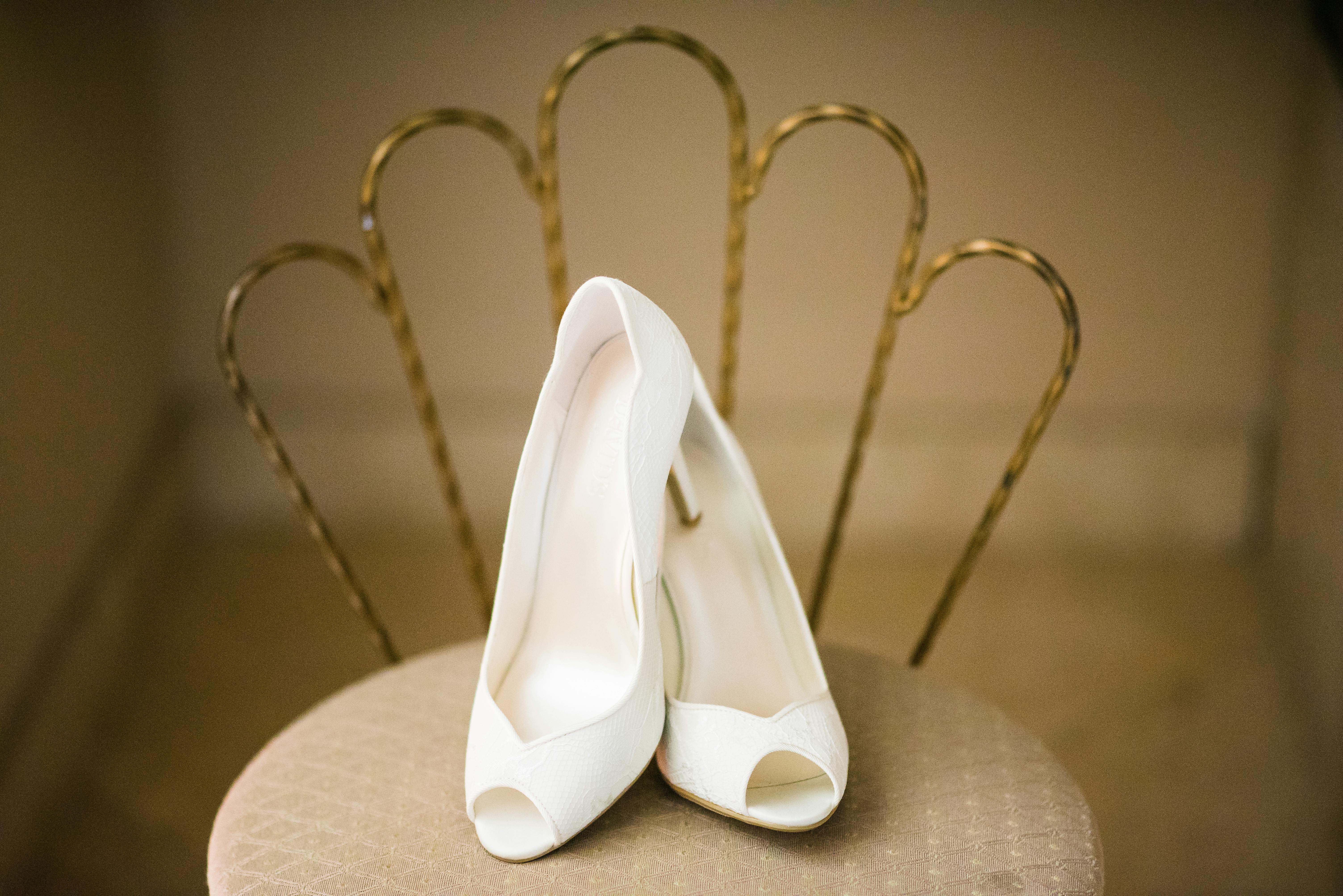 White Shoes on a Chair · Free Stock Photo