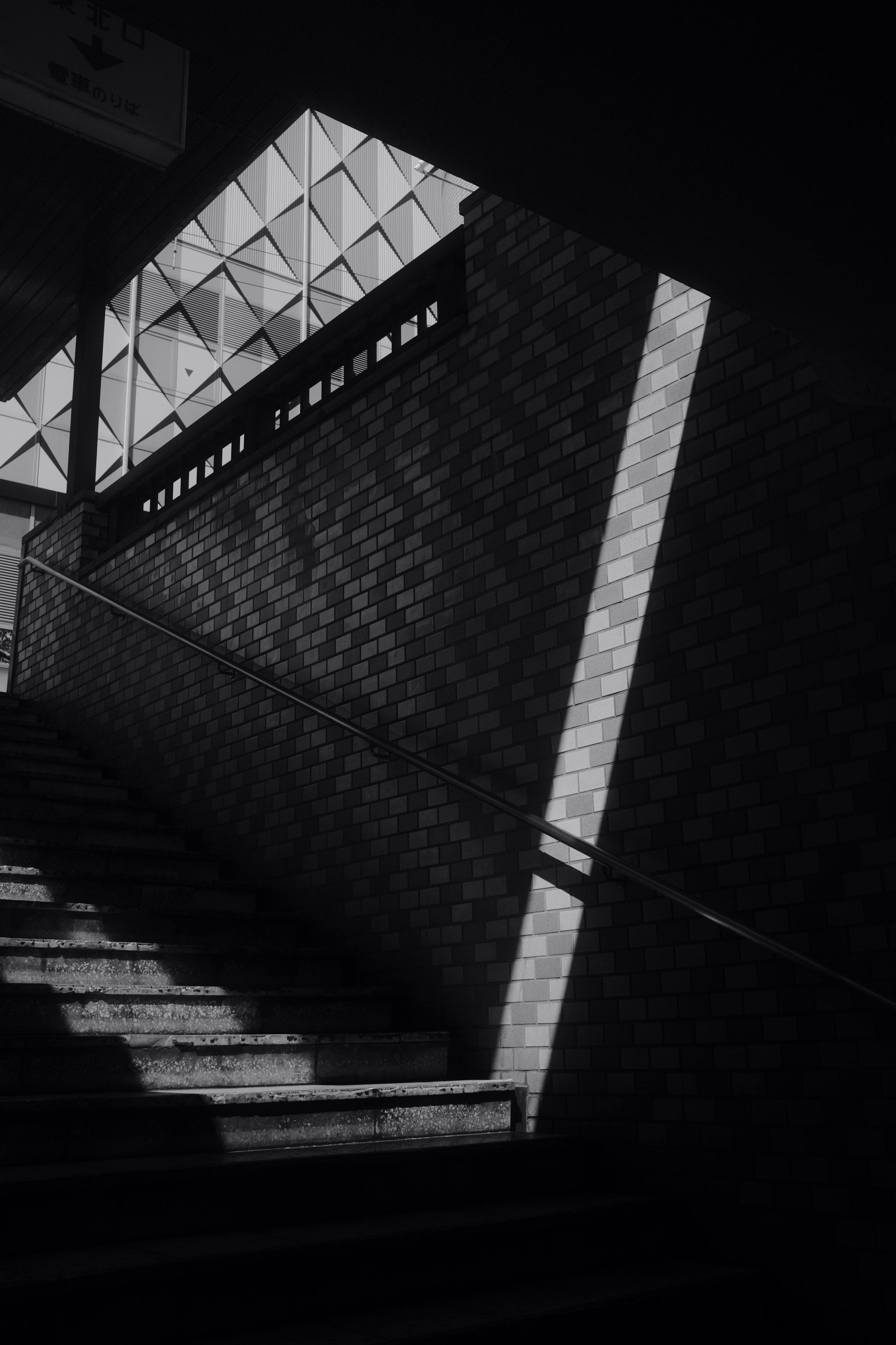 Grayscale Photo of Spiral Staircase · Free Stock Photo