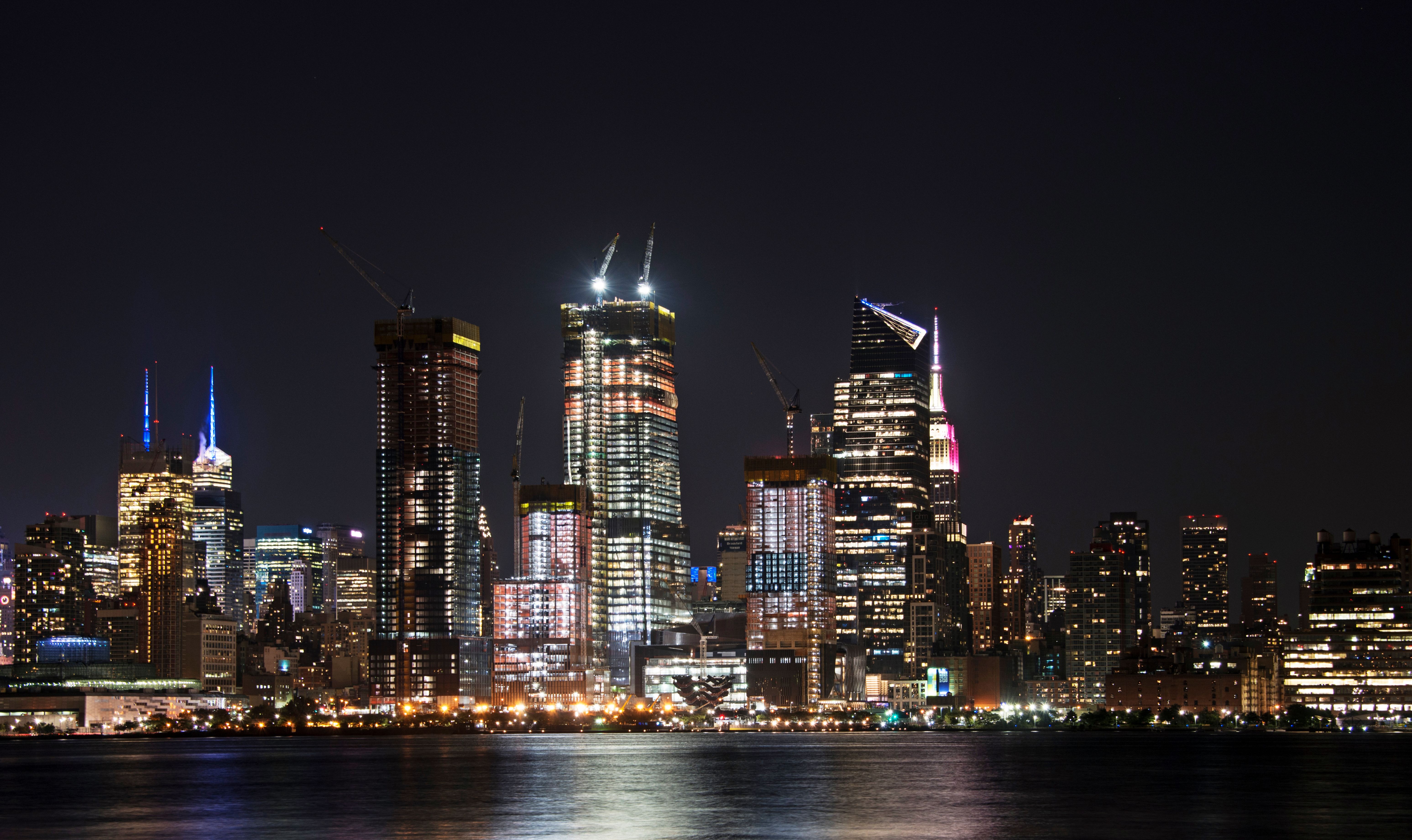 City Skyline during Night Time · Free Stock Photo
