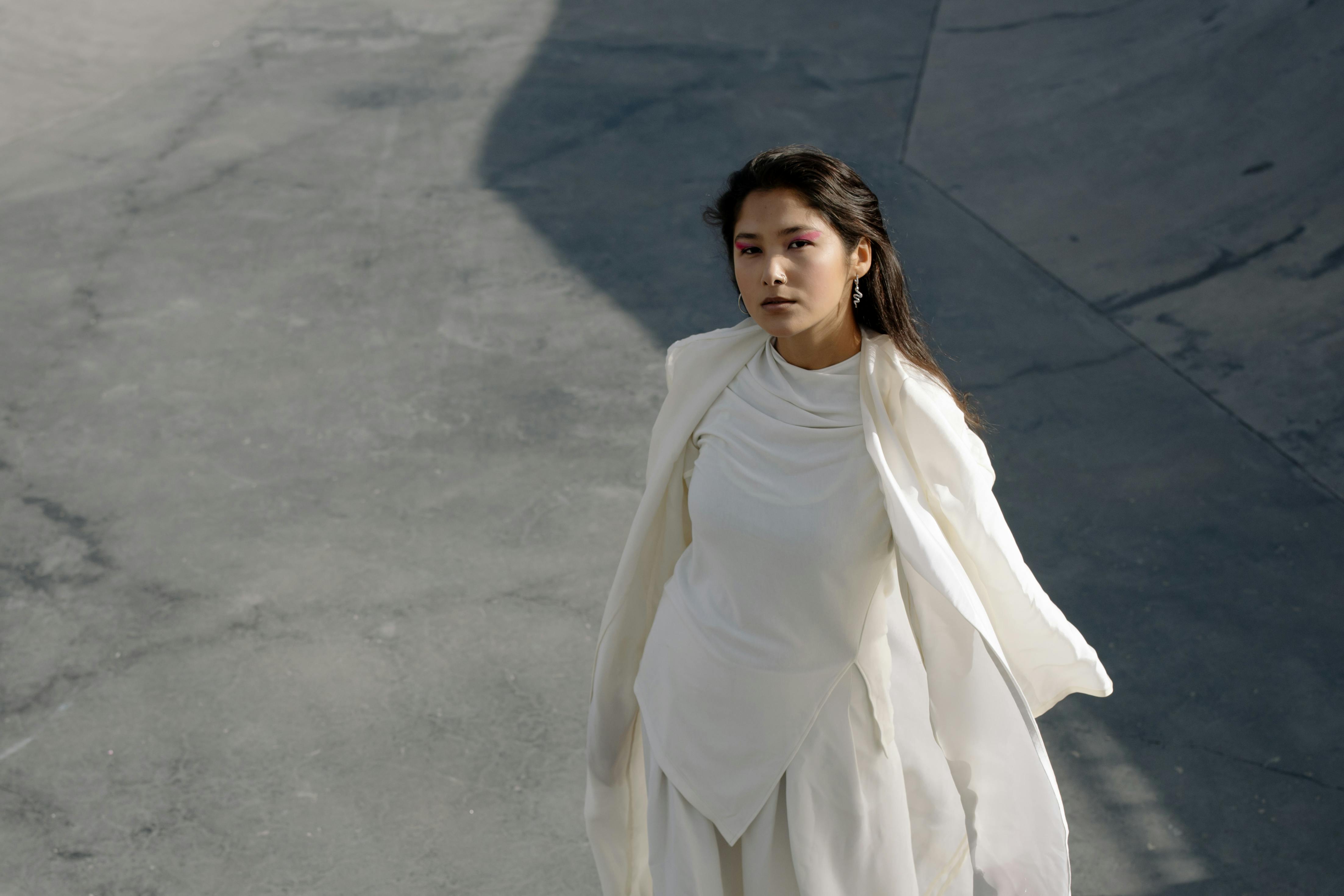 Gray Scale Photography of Woman · Free Stock Photo