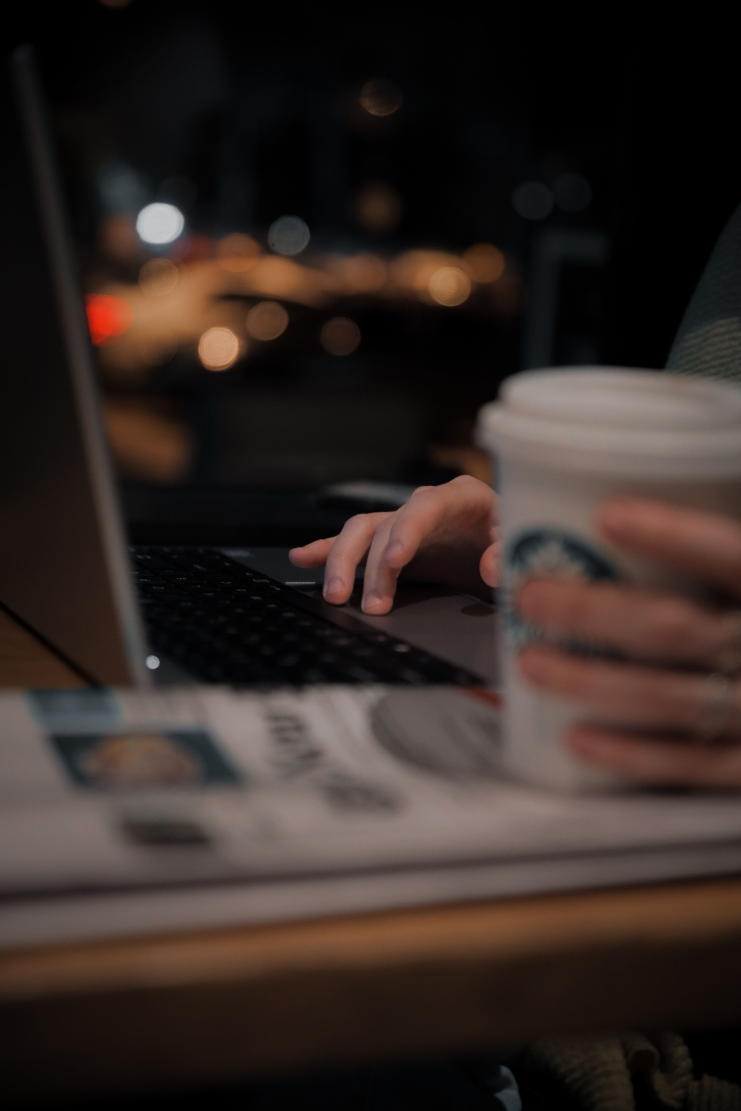 Person Using a Laptop · Free Stock Photo
