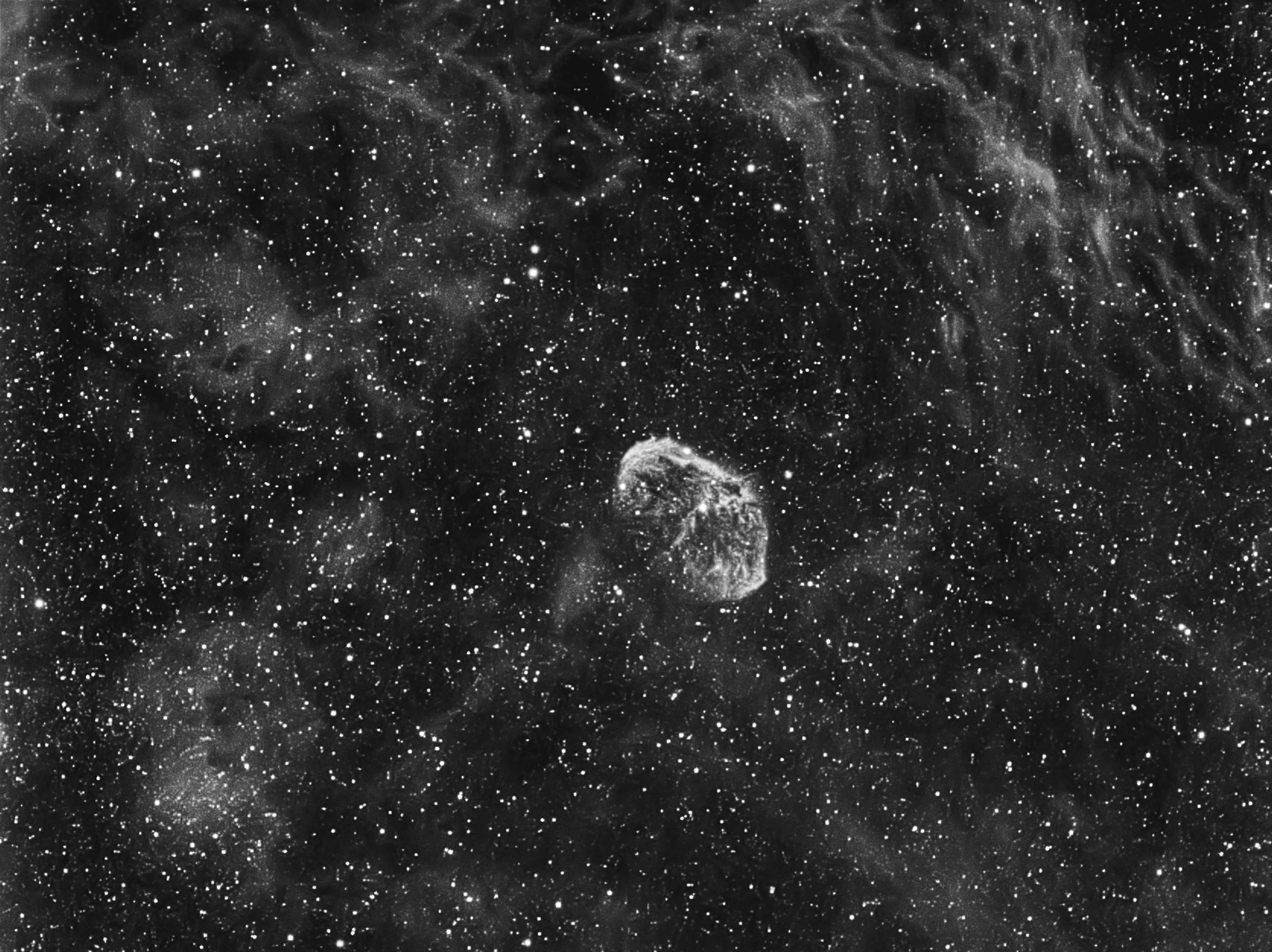 Space in Black and White · Free Stock Photo