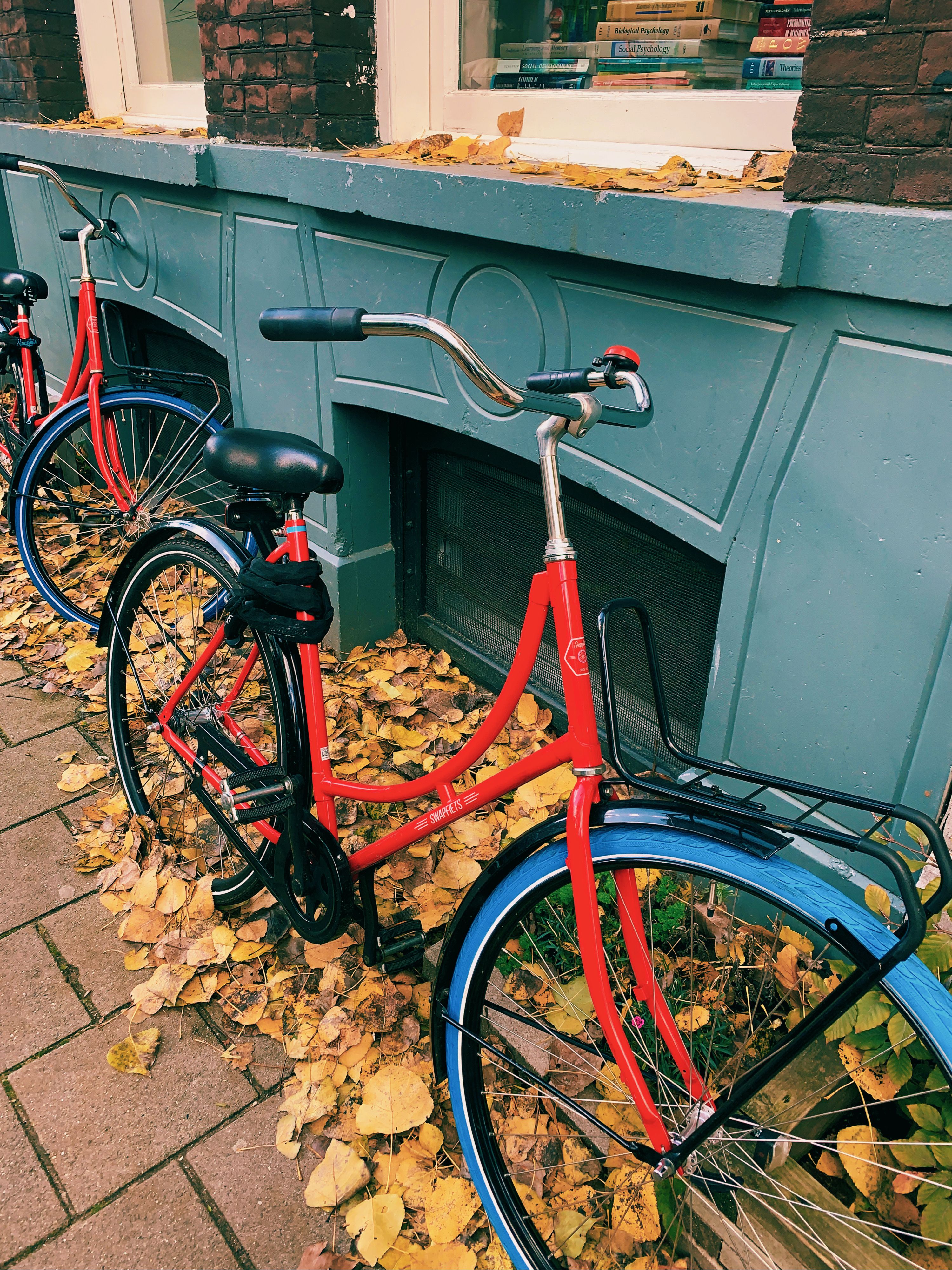 Two Bicycles Parked on Street · Free Stock Photo