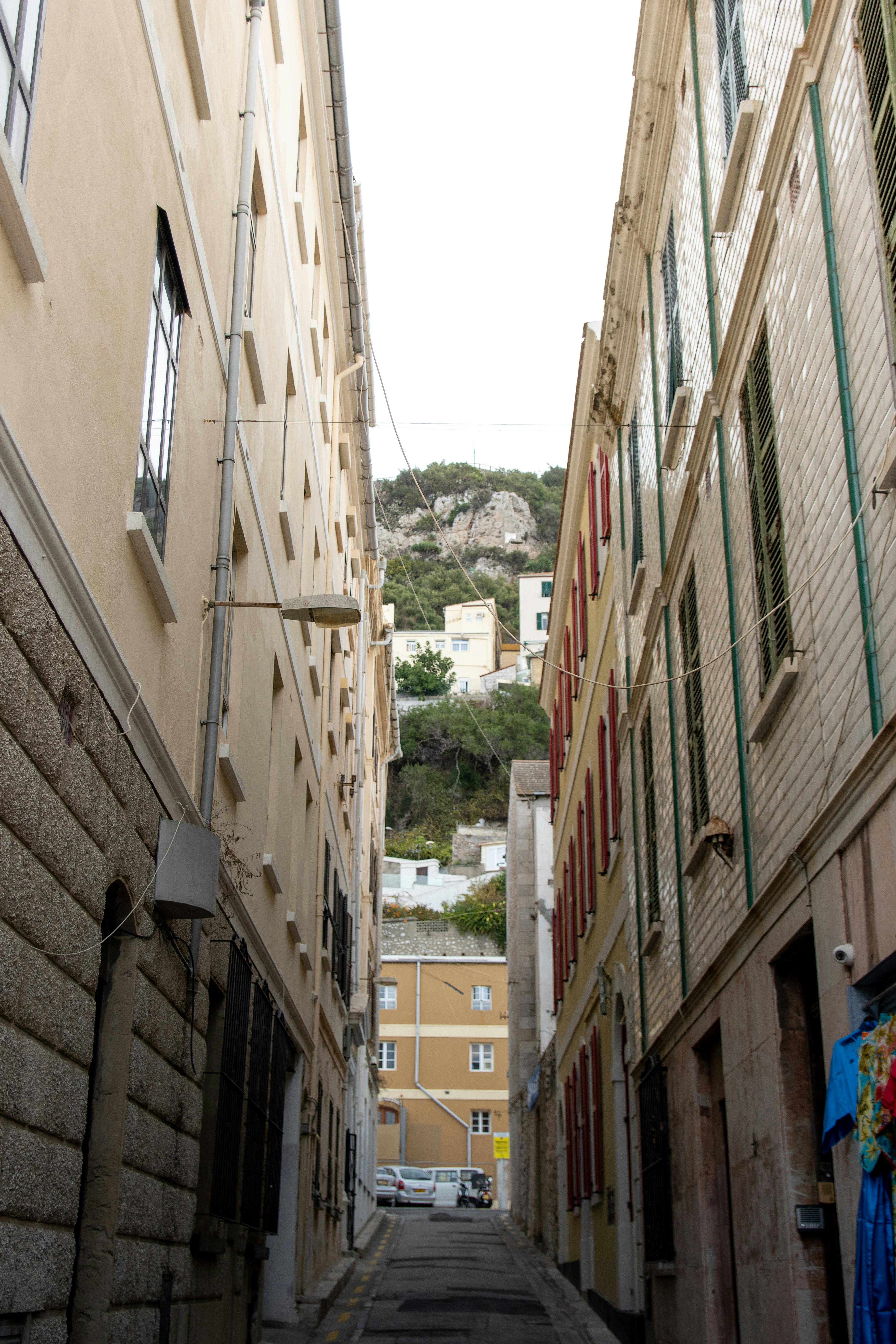 An Alley Between Buildings · Free Stock Photo