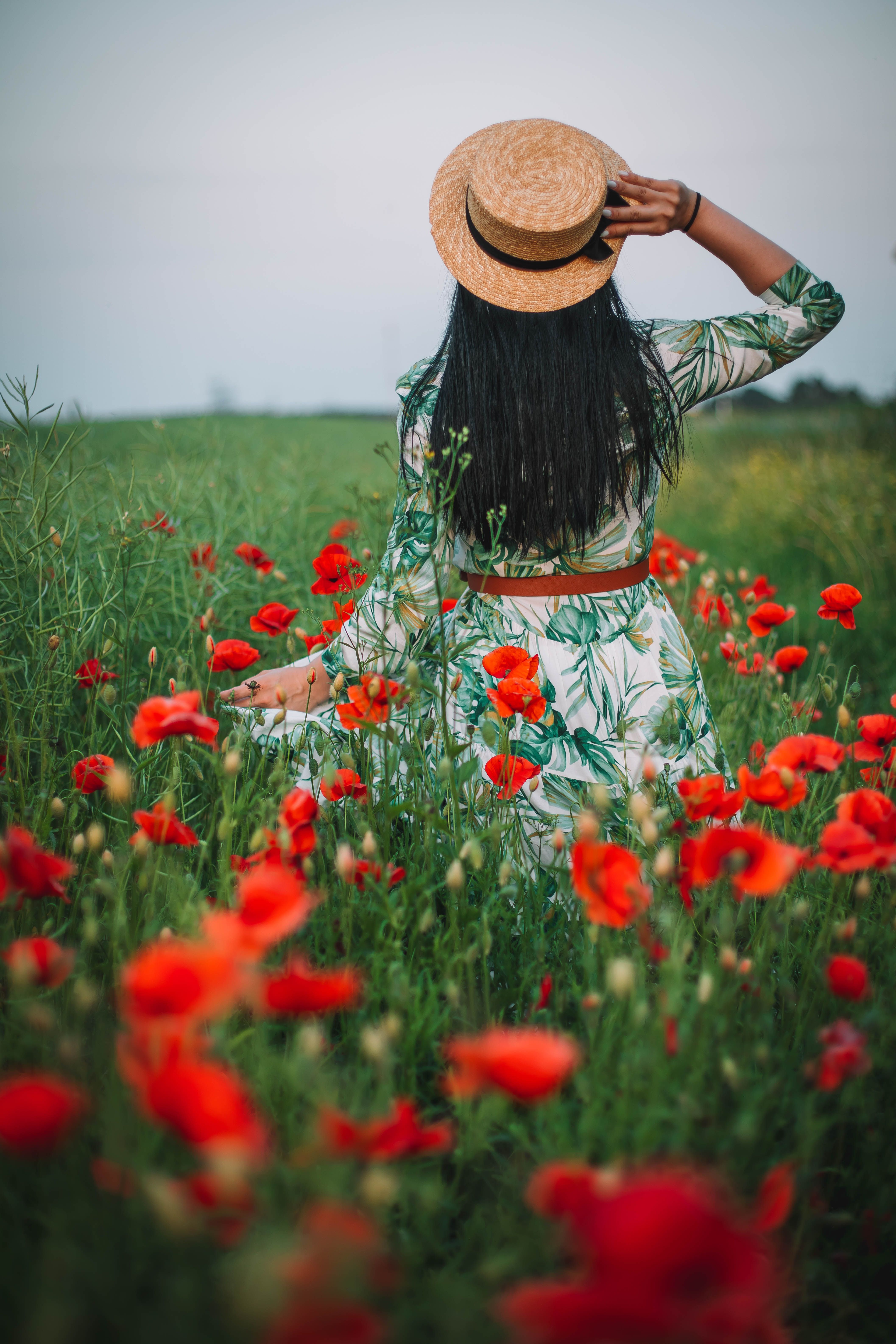 Woman Leaning Back with her Face up · Free Stock Photo