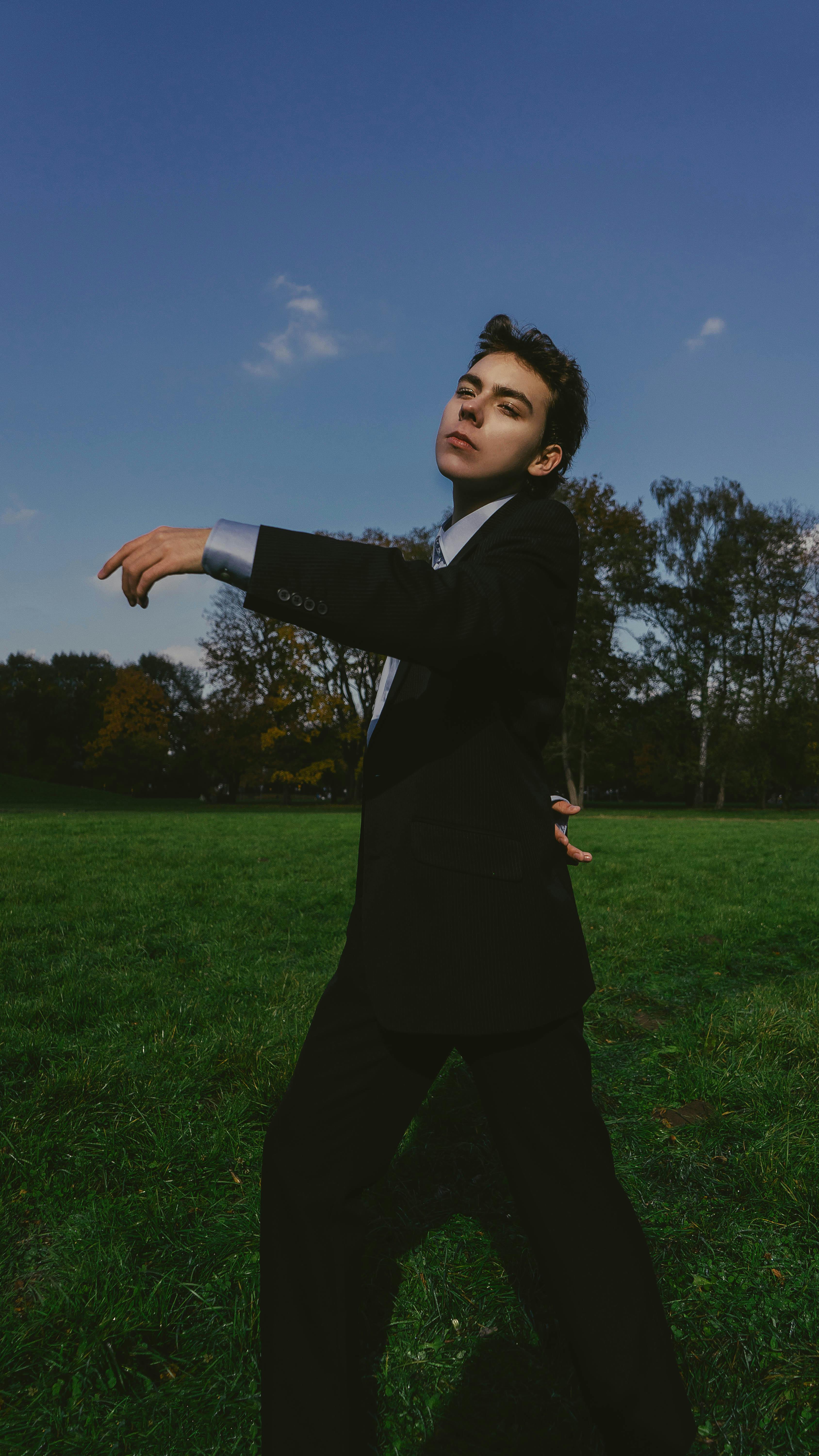 Man in Checkered Suit · Free Stock Photo