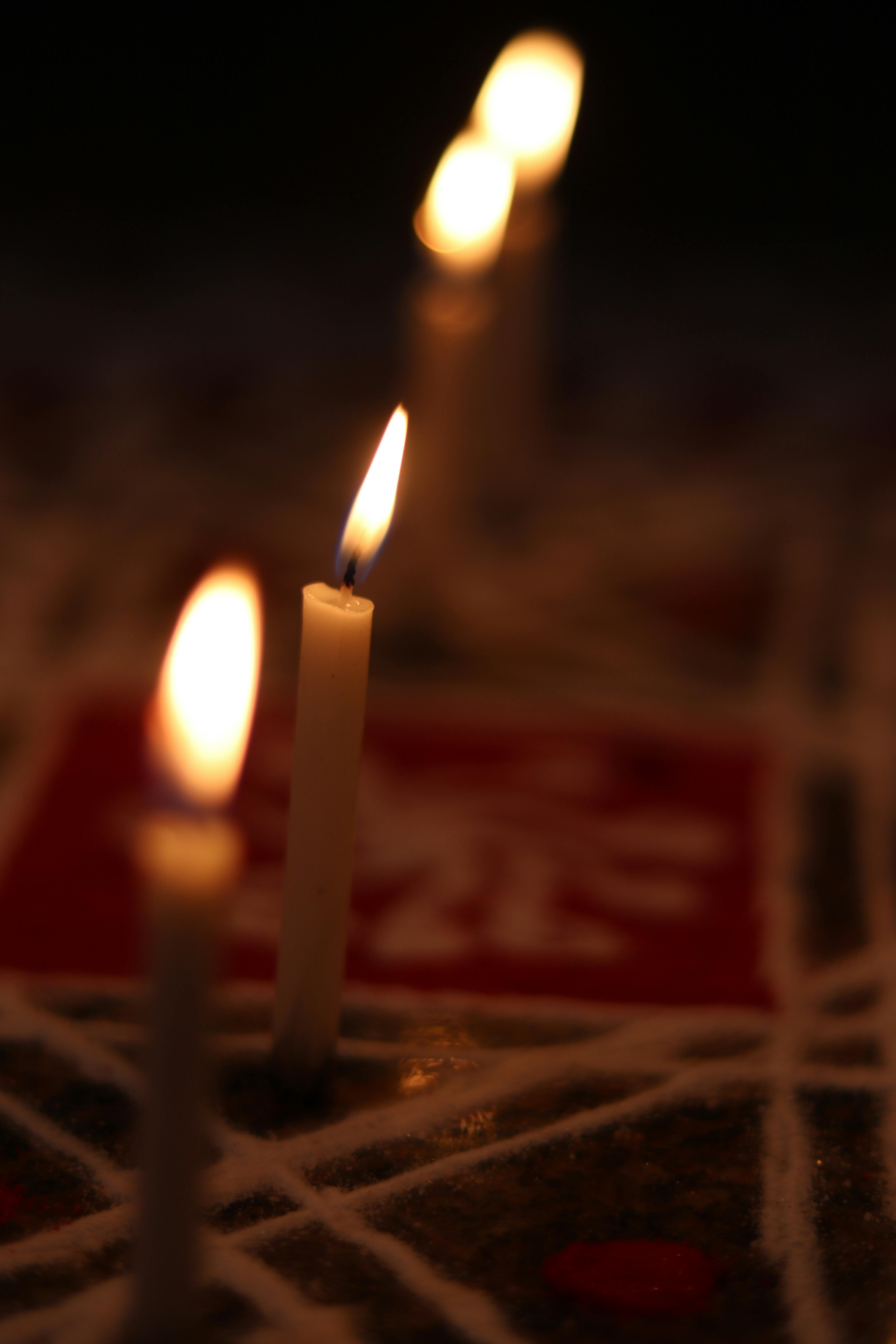 Orange Candle · Free Stock Photo