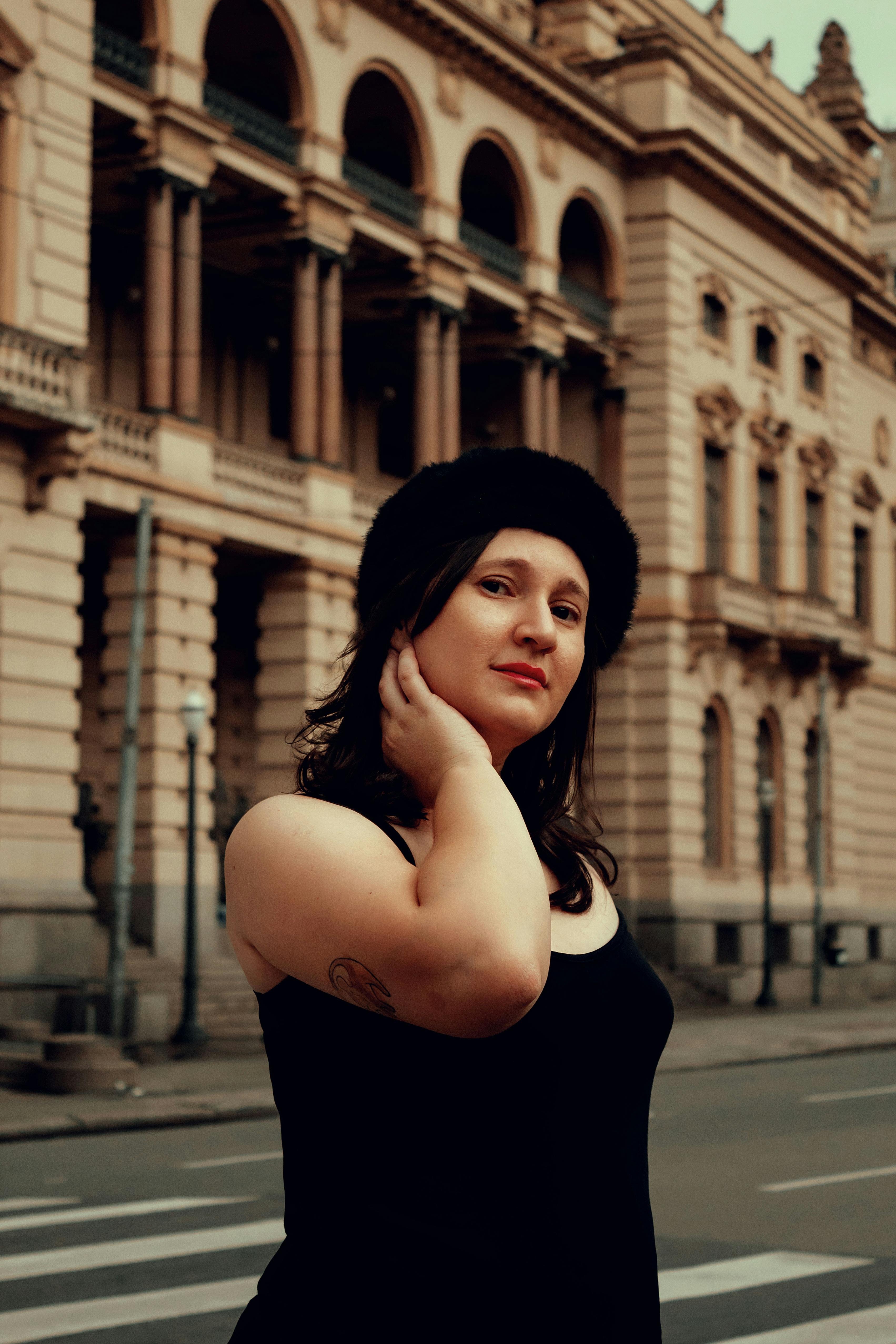 Woman Wearing a Red Cover Up · Free Stock Photo