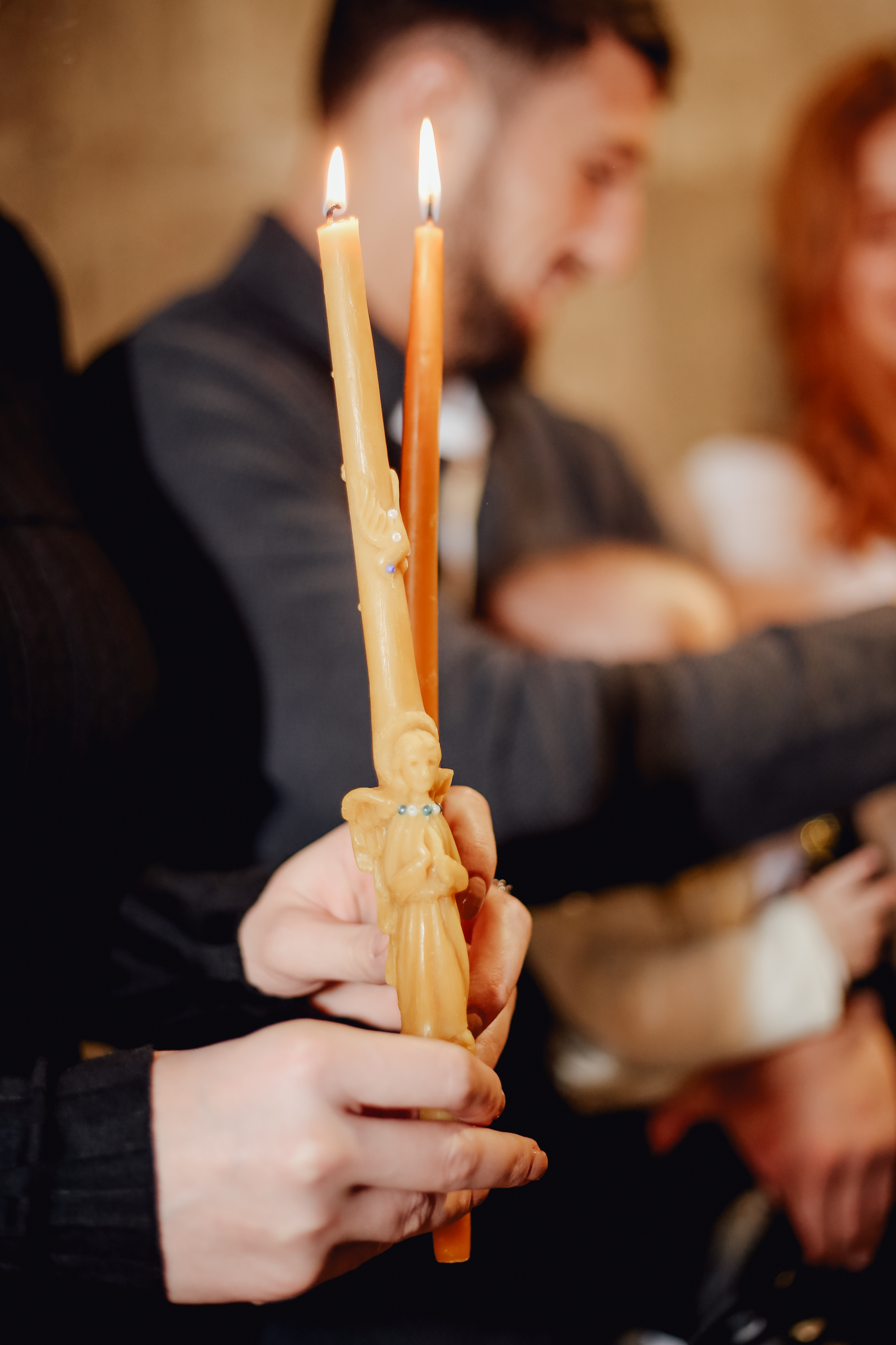 Person Holding Candle Sticks · Free Stock Photo