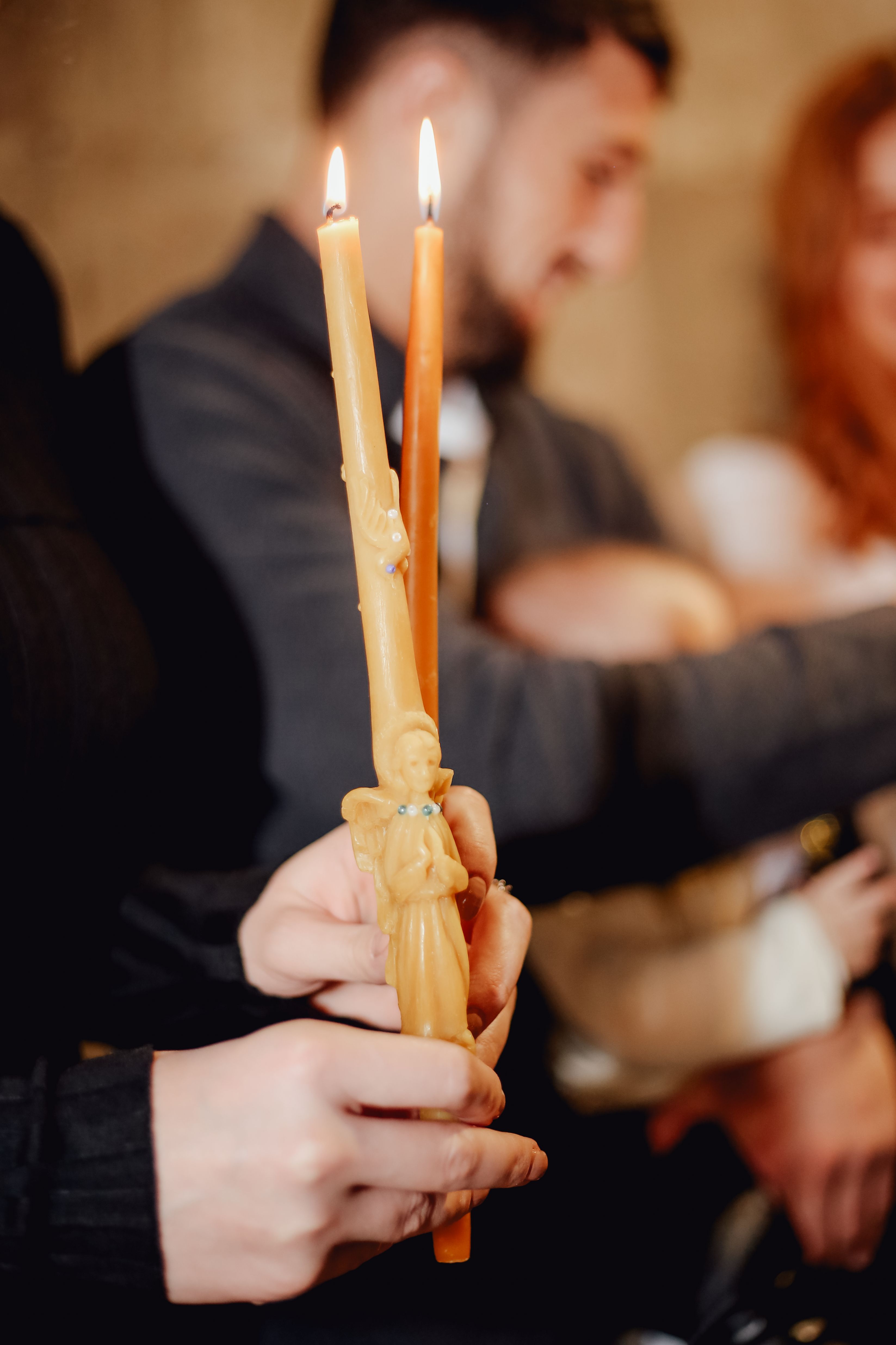 Close Up Photo of a Person Holding a Lighted Candle · Free Stock Photo