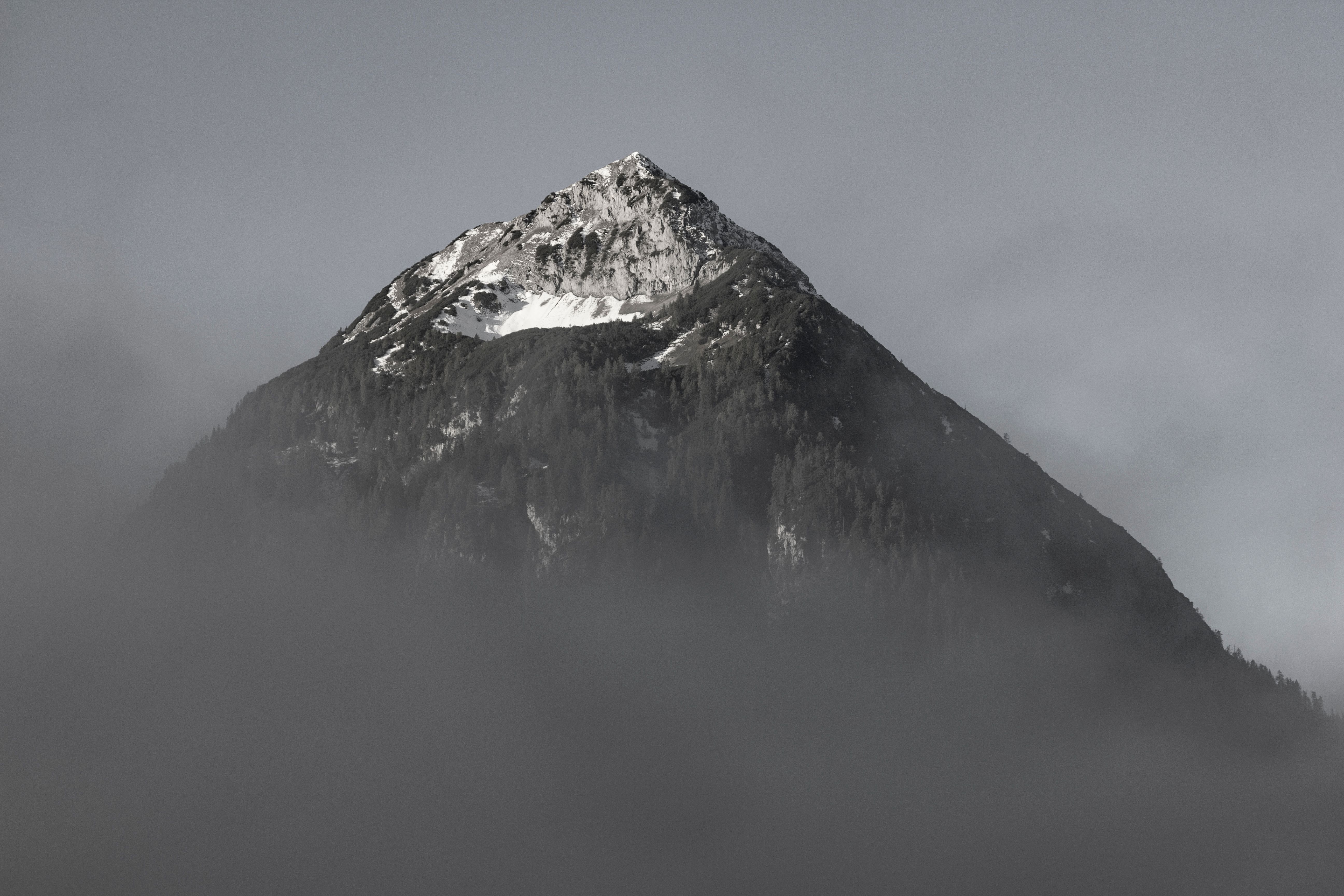 Photo of Mountain Landscape with Train · Free Stock Photo